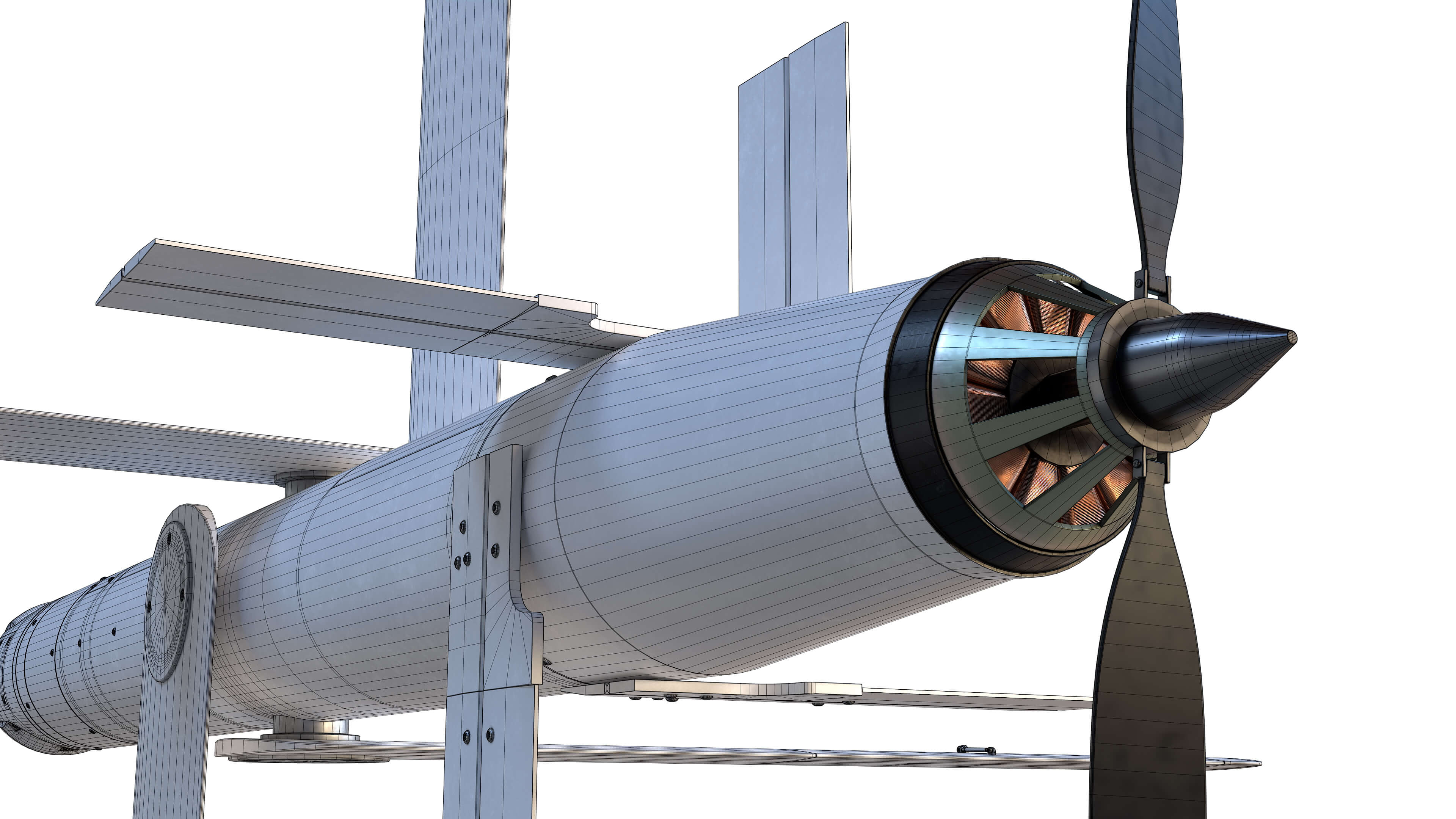 S570 Loitering Munition Weapon System - 3D Model by EFC