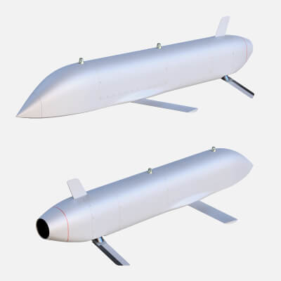 S8000 Banderol Missile - 3D Model by EFC