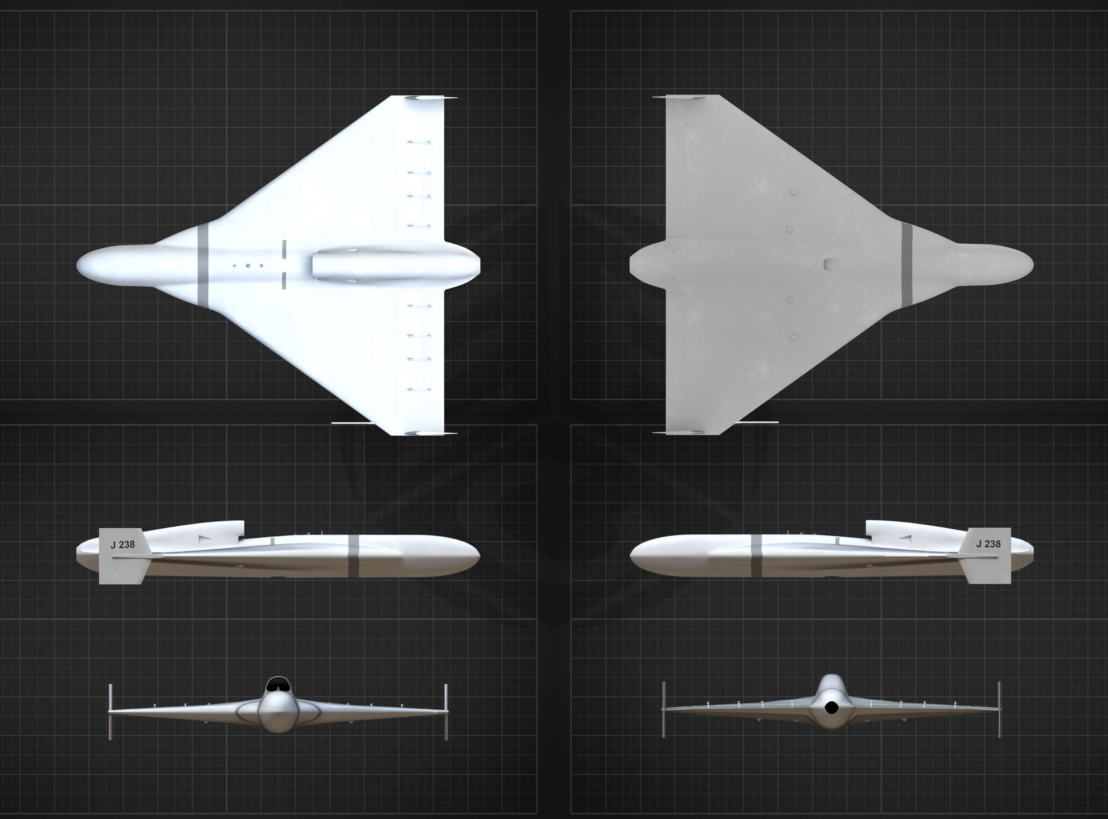 Shahed-238 UAV 3D Model by EFC
