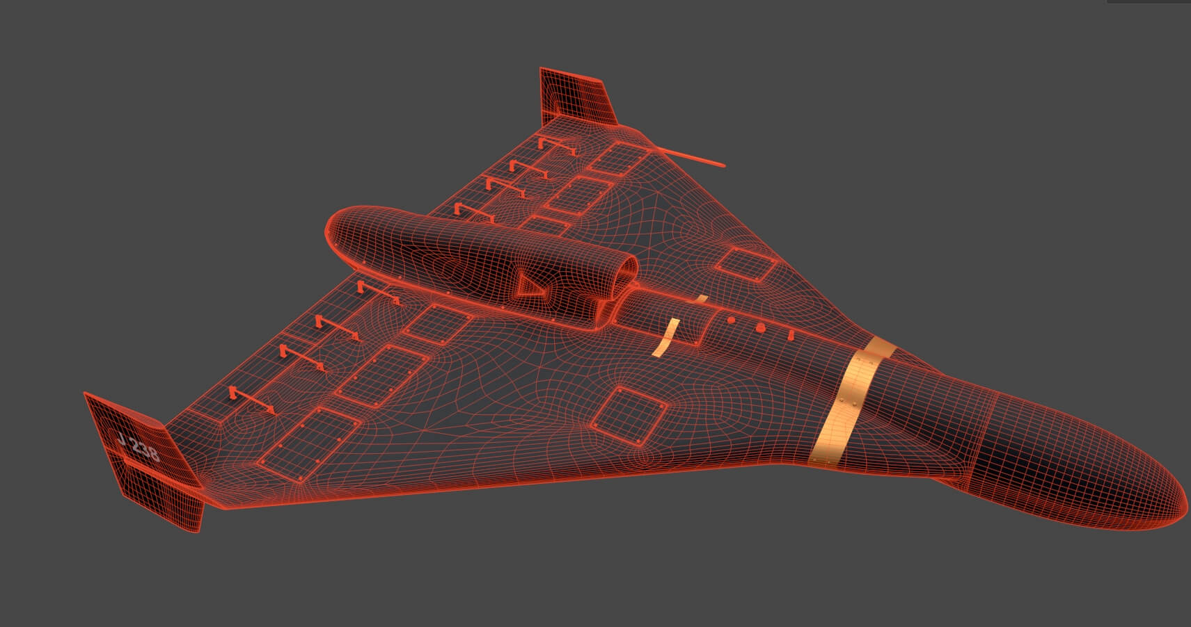 Shahed-238 UAV 3D Model by EFC