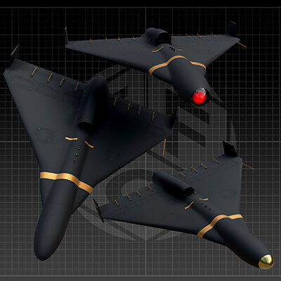 Shahed-238 UAV 3D Model by EFC