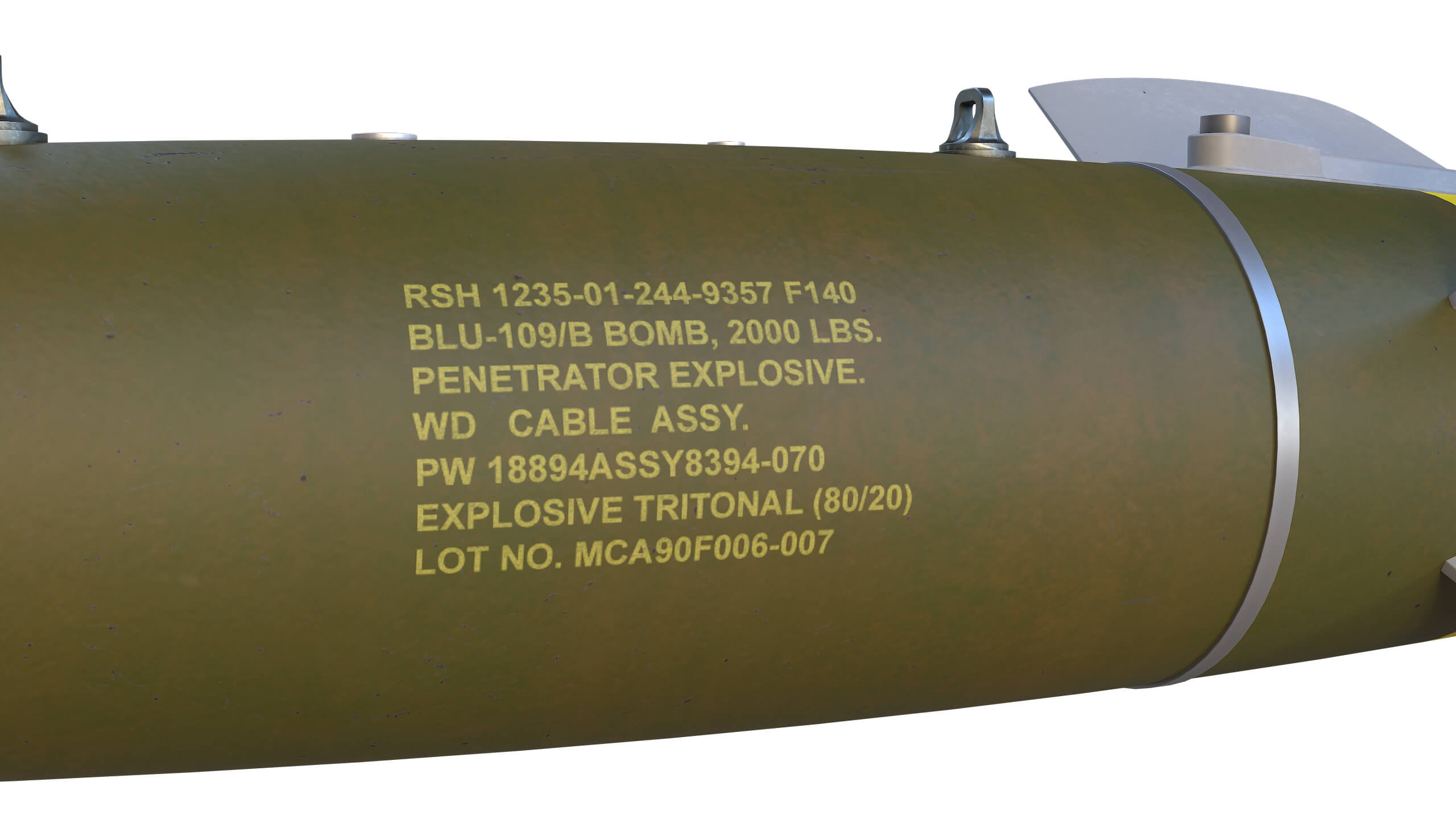 SPICE-2000 Guided Bomb 3D Model by EFC