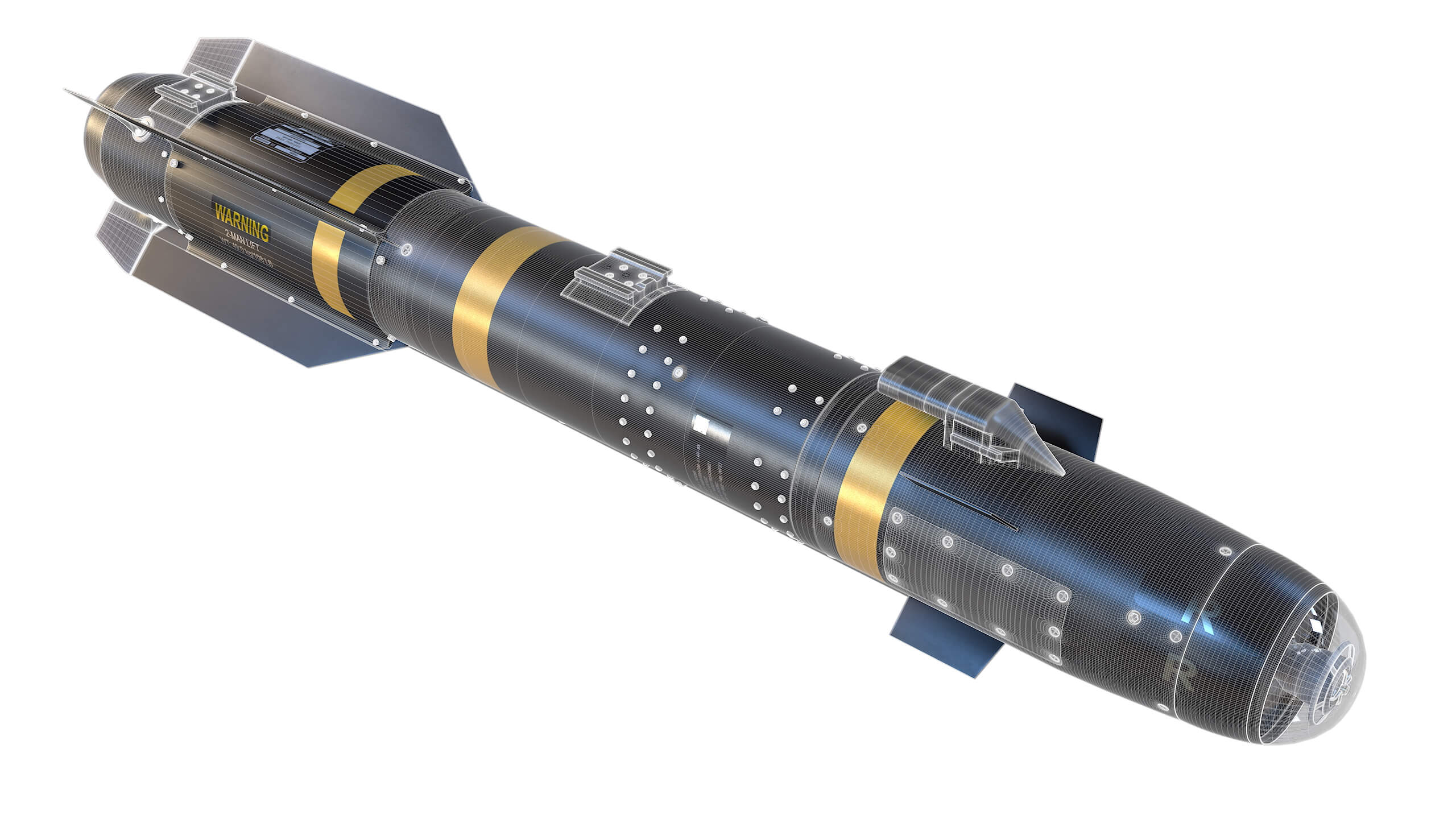 The AGM-114 Hellfire II 3D Model by EFC