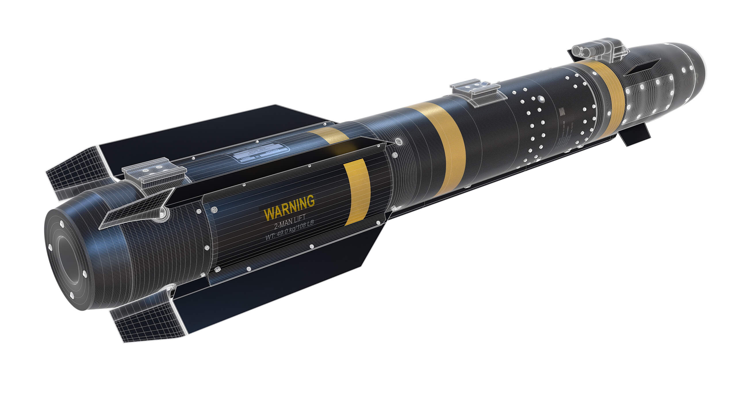 The AGM-114 Hellfire II 3D Model by EFC