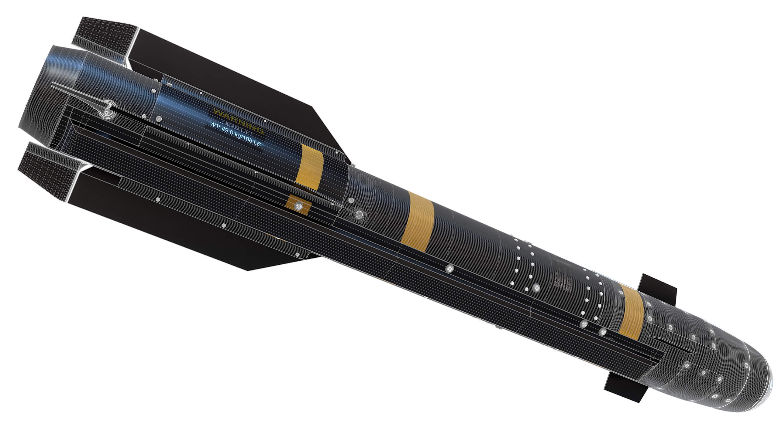 The AGM-114 Hellfire II 3D Model by EFC