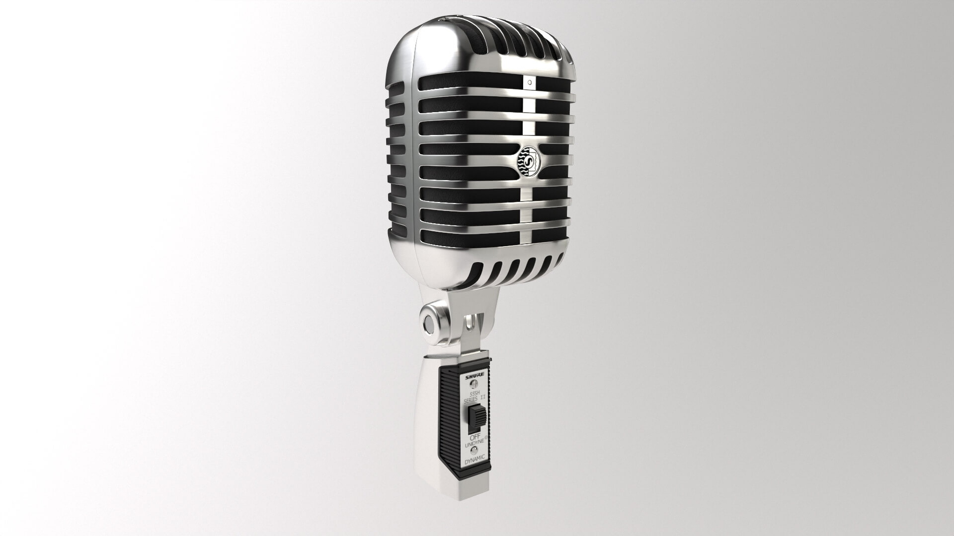 Vintage Style Microphone - 3D Model by EFC