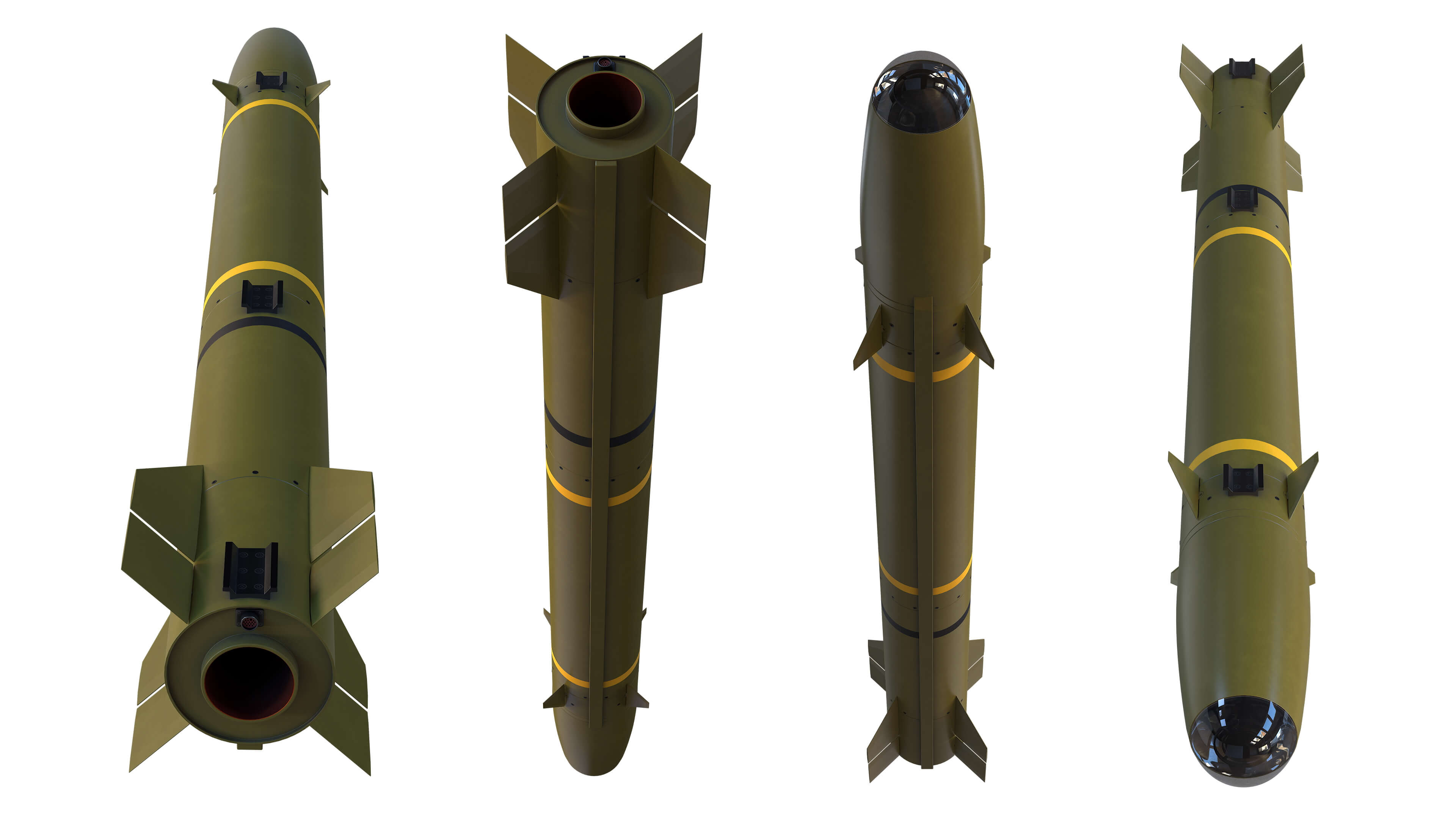 ZT-6 Mokopa Missile 3D Model by EFC