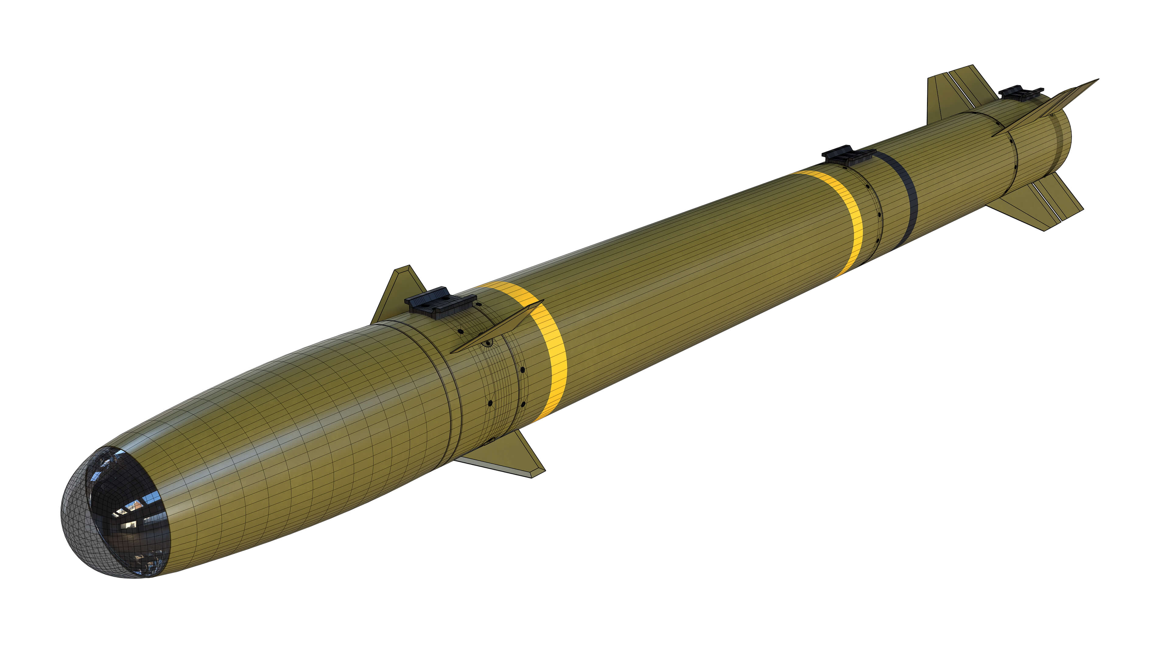 ZT-6 Mokopa Missile 3D Model by EFC