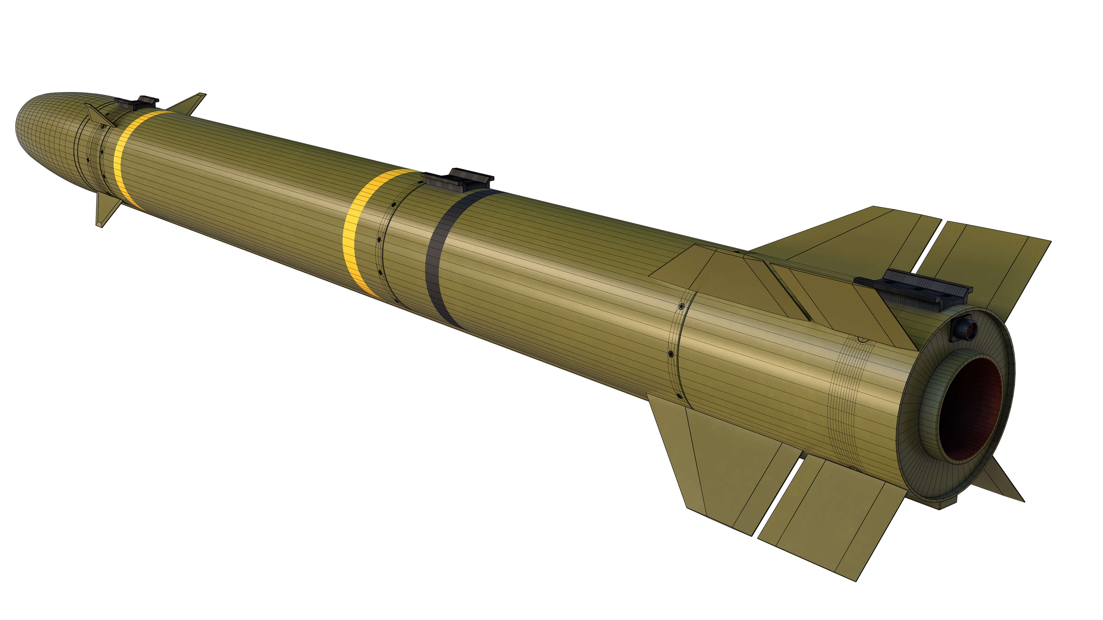 ZT-6 Mokopa Missile 3D Model by EFC