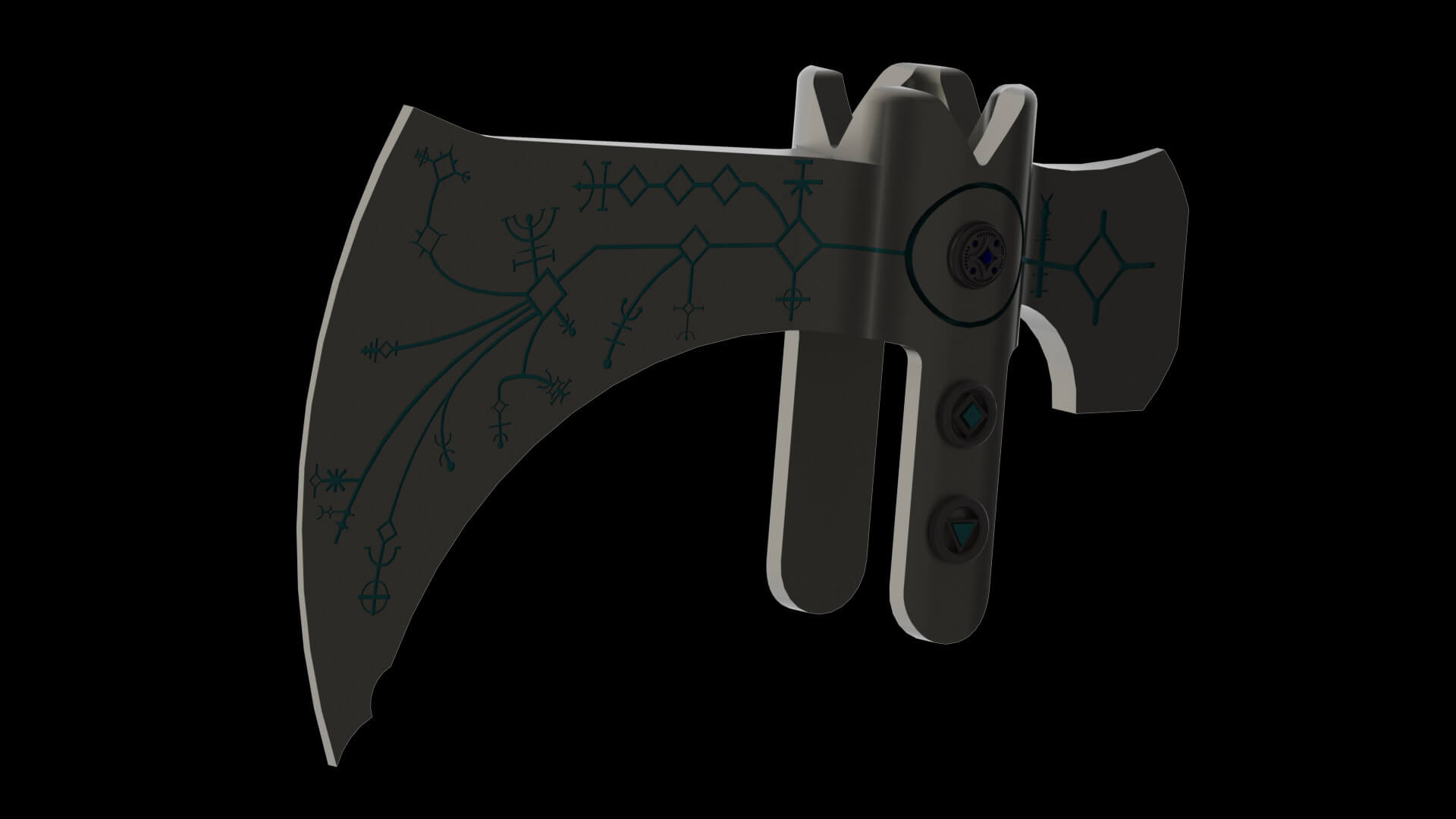 Leviathan Axe - 3D Model by Ege Zengin