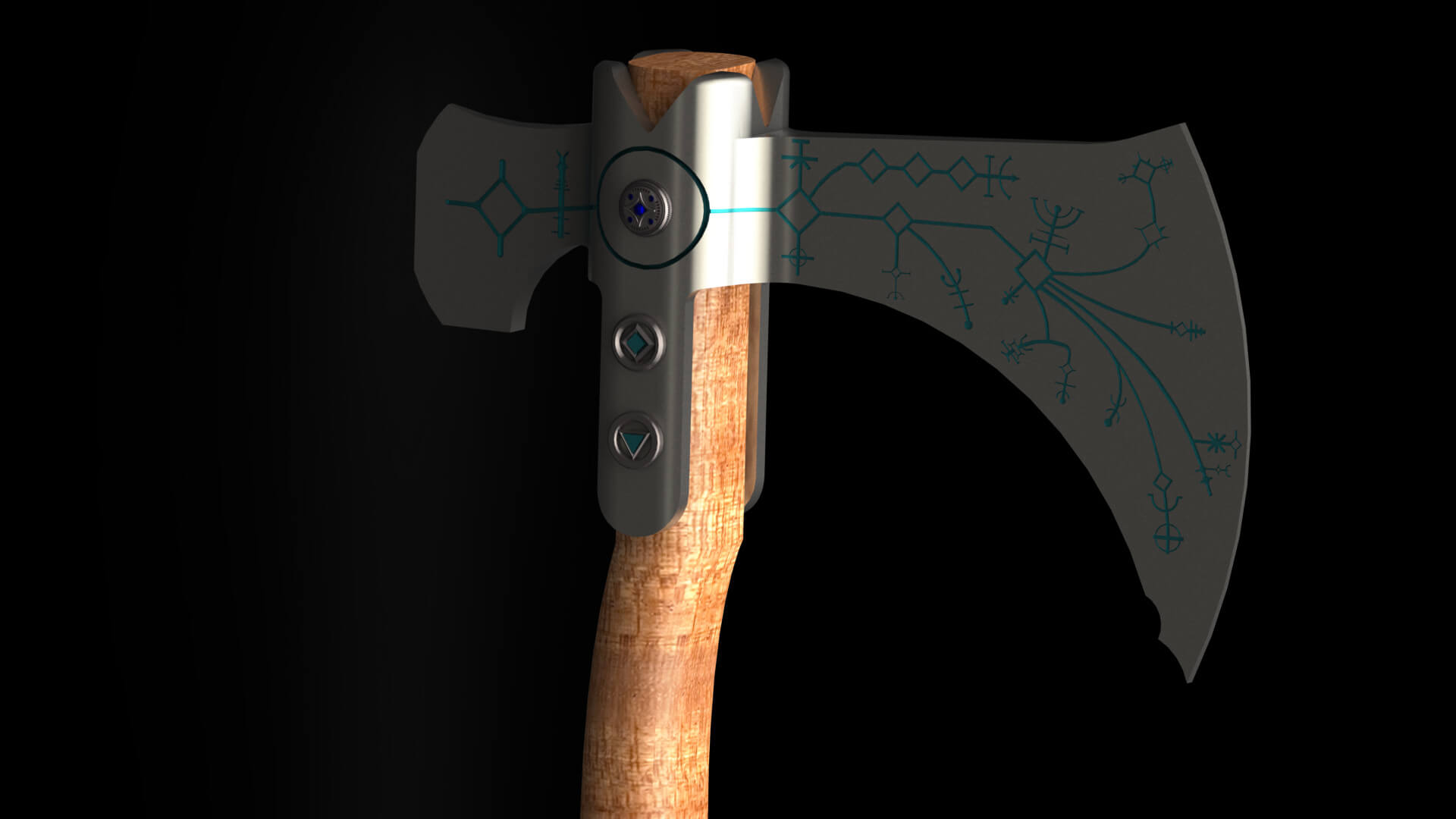 Leviathan Axe - 3D Model by Ege Zengin