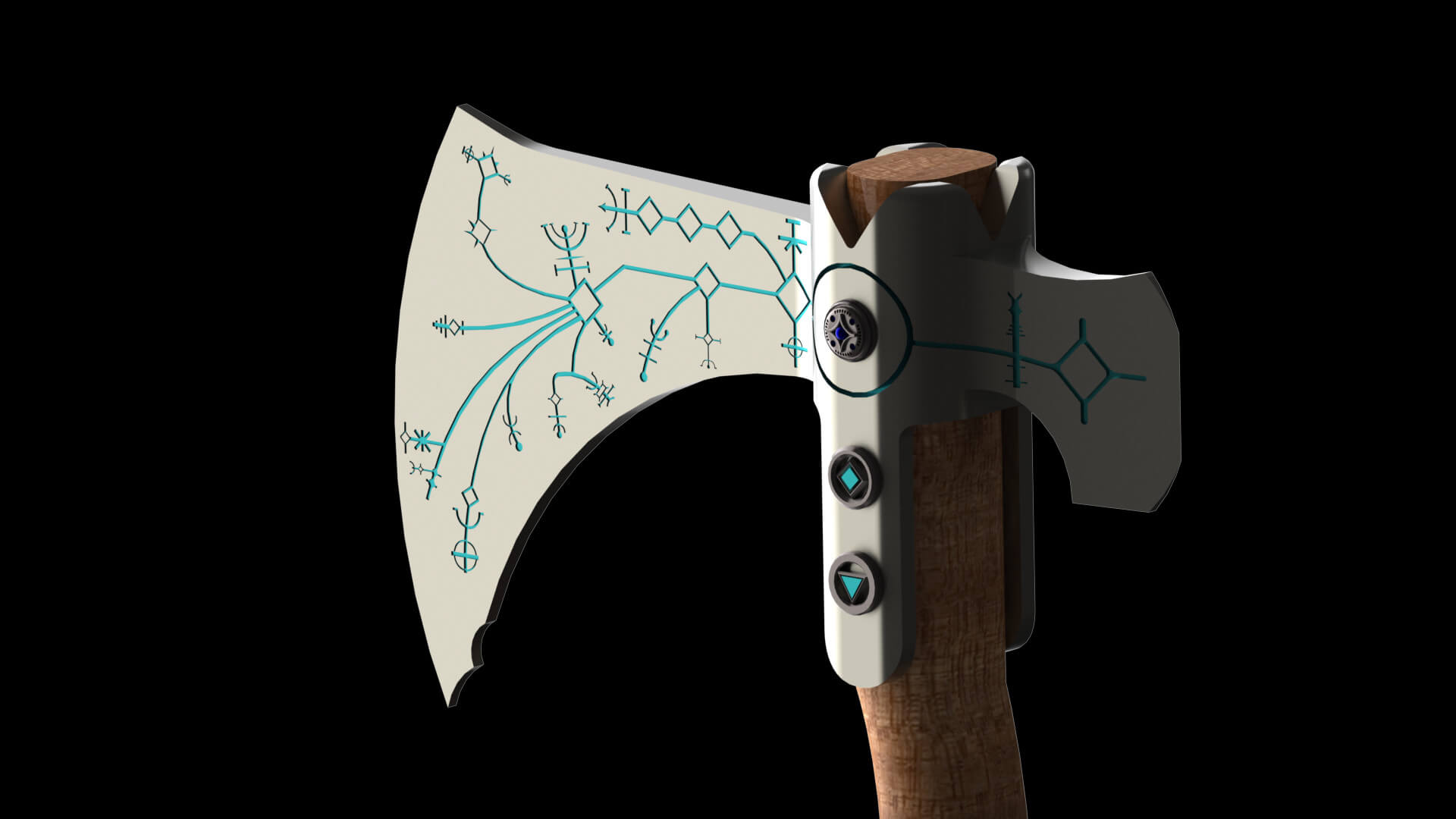 Leviathan Axe - 3D Model by Ege Zengin