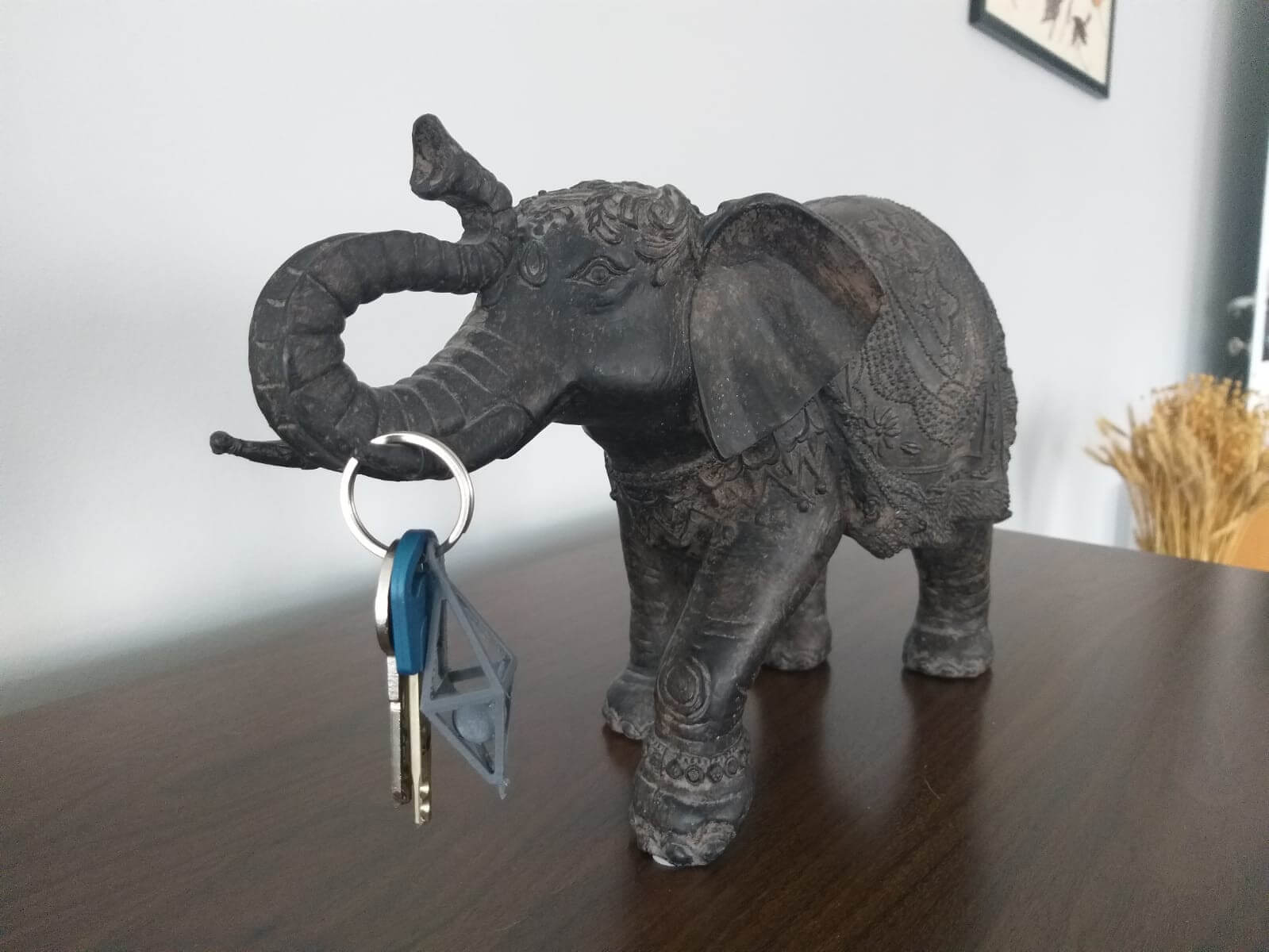 Octohedron Keychain - 3D Print Model by Ege Zengin