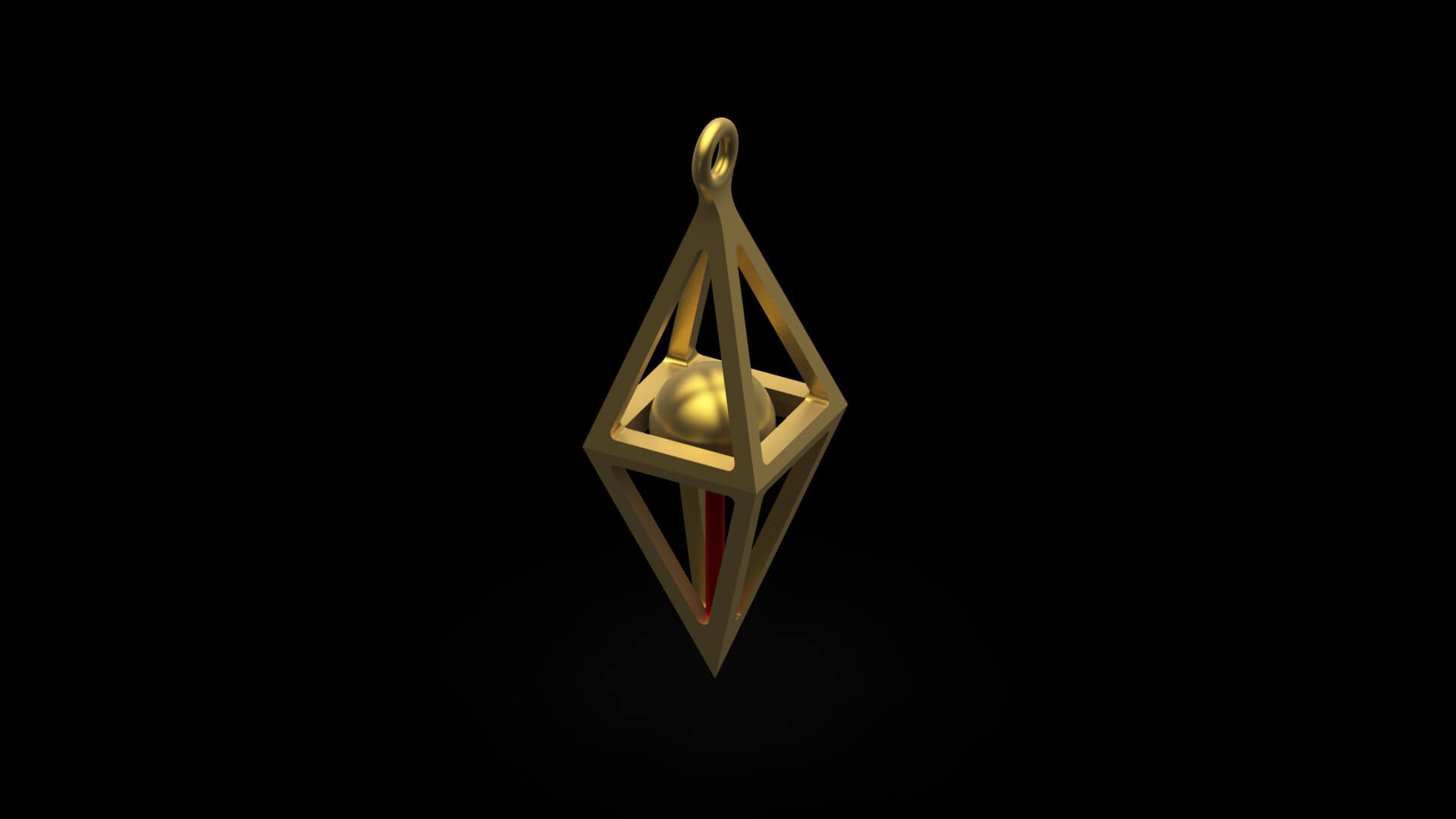 Octohedron Keychain - 3D Print Model by Ege Zengin