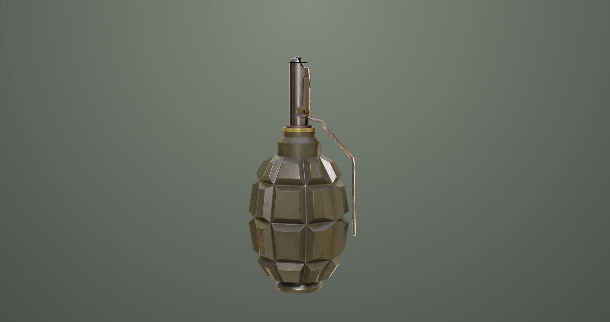 10 Grenades Single Mat All PBR Unity UE Textures - 3D Model by Eight Vertex