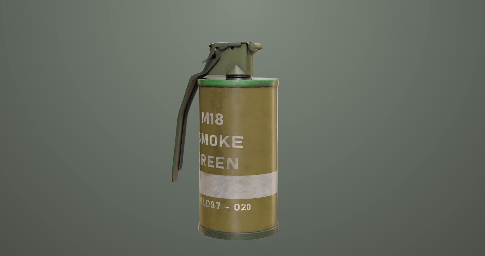 10 Grenades Single Mat All PBR Unity UE Textures - 3D Model by Eight Vertex