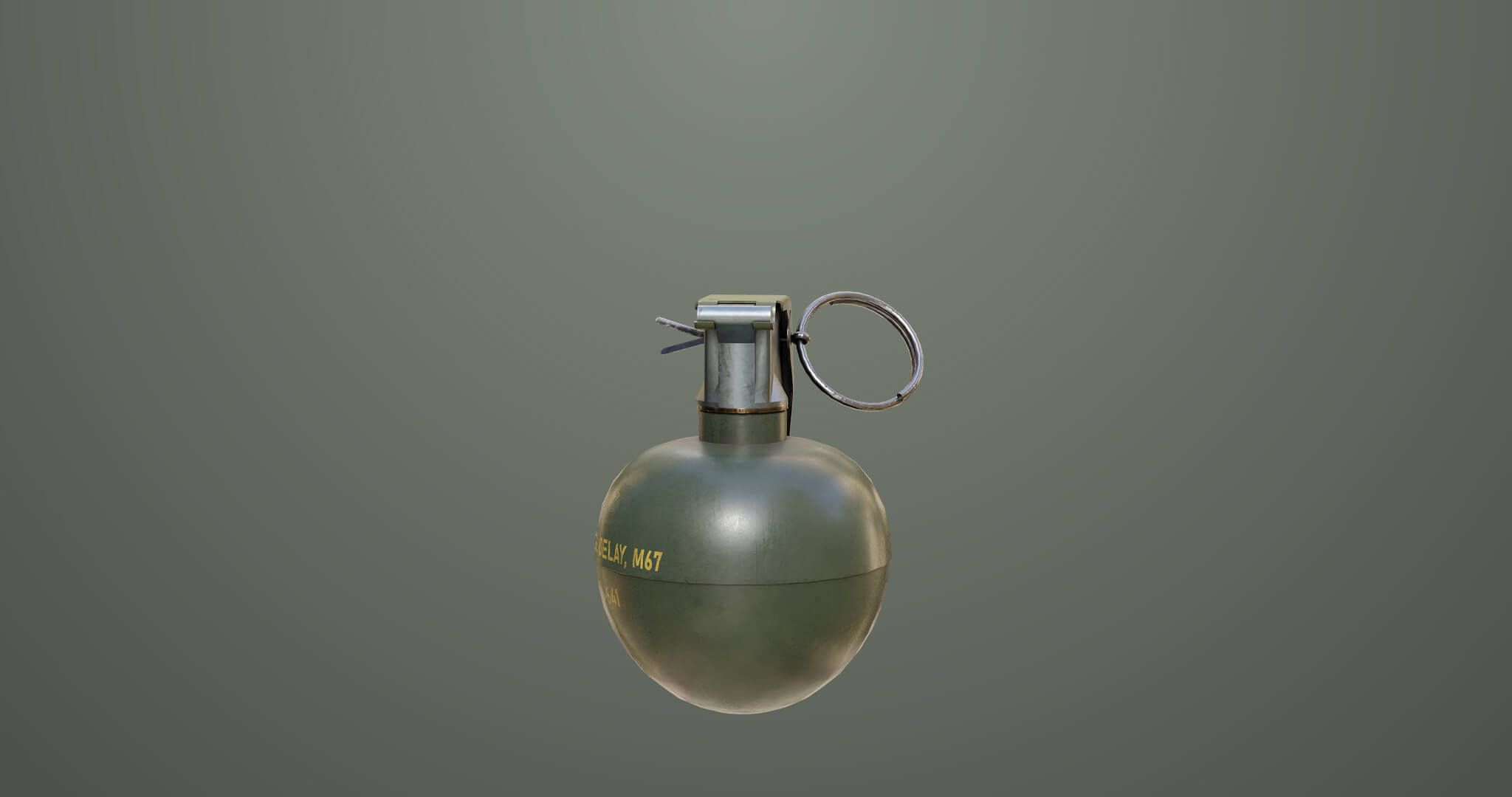 10 Grenades Single Mat All PBR Unity UE Textures - 3D Model by Eight Vertex
