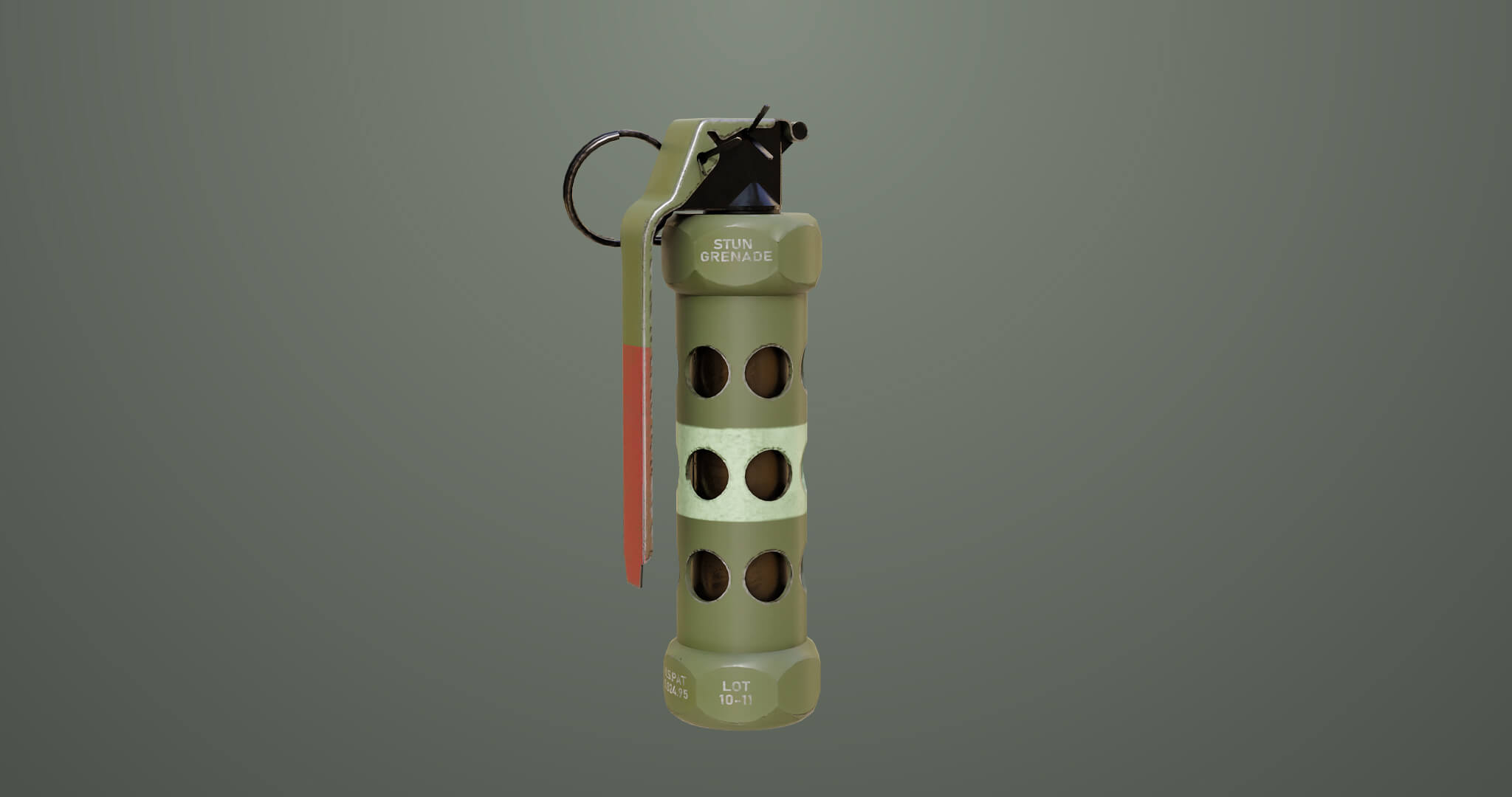 10 Grenades Single Mat All PBR Unity UE Textures - 3D Model by Eight Vertex