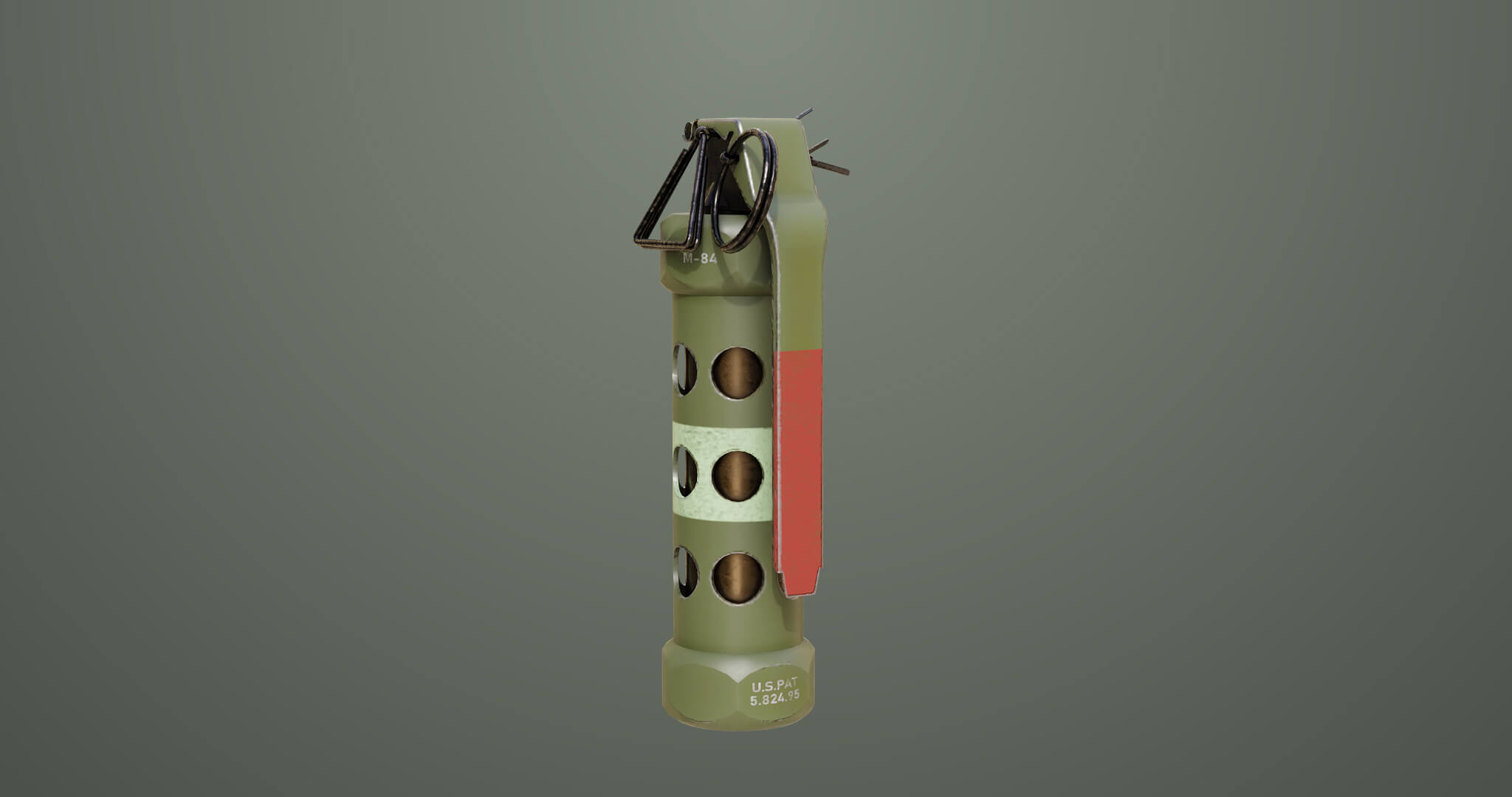 10 Grenades Single Mat All PBR Unity UE Textures - 3D Model by Eight Vertex