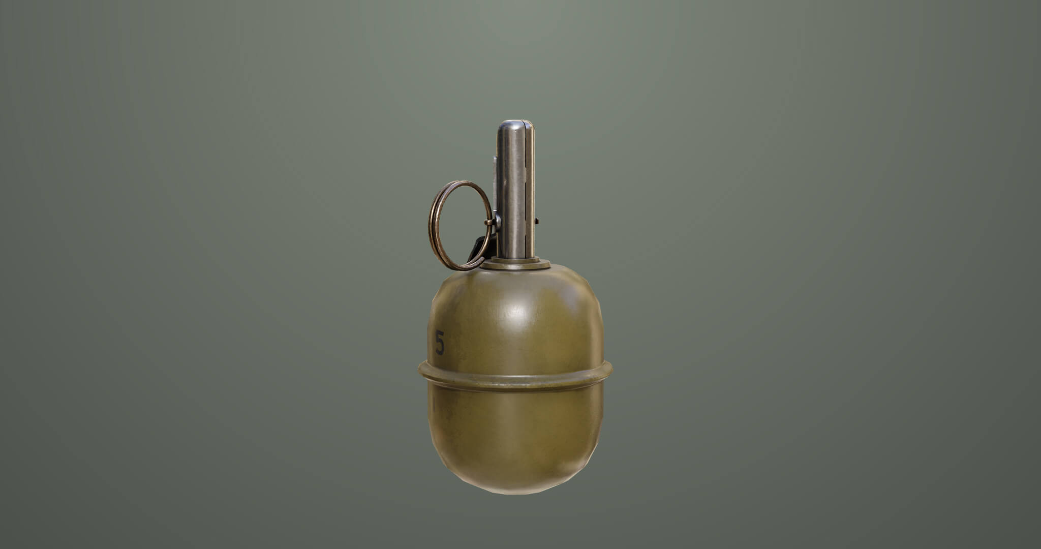 10 Grenades Single Mat All PBR Unity UE Textures - 3D Model by Eight Vertex