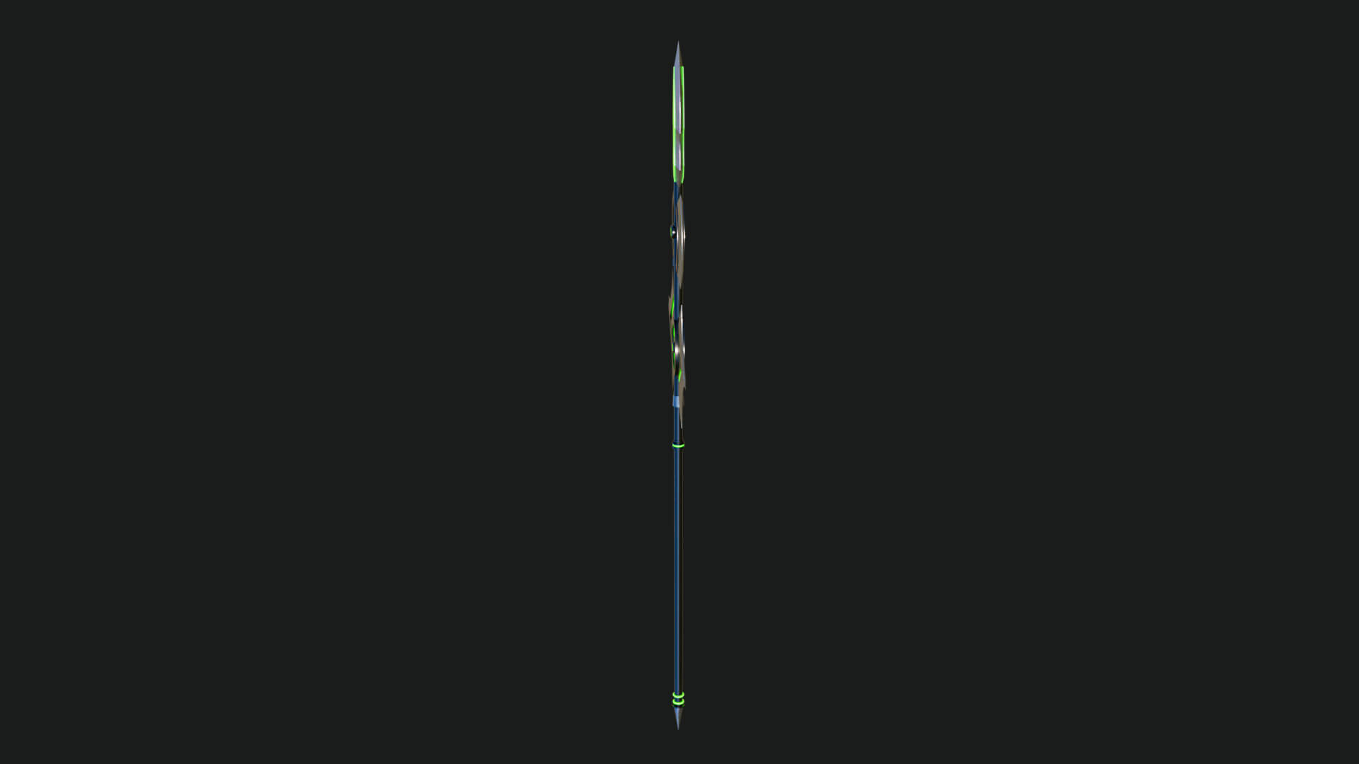 Fantasy Spear 01 Glow Weapon With PBR - 3D Model by Eight Vertex
