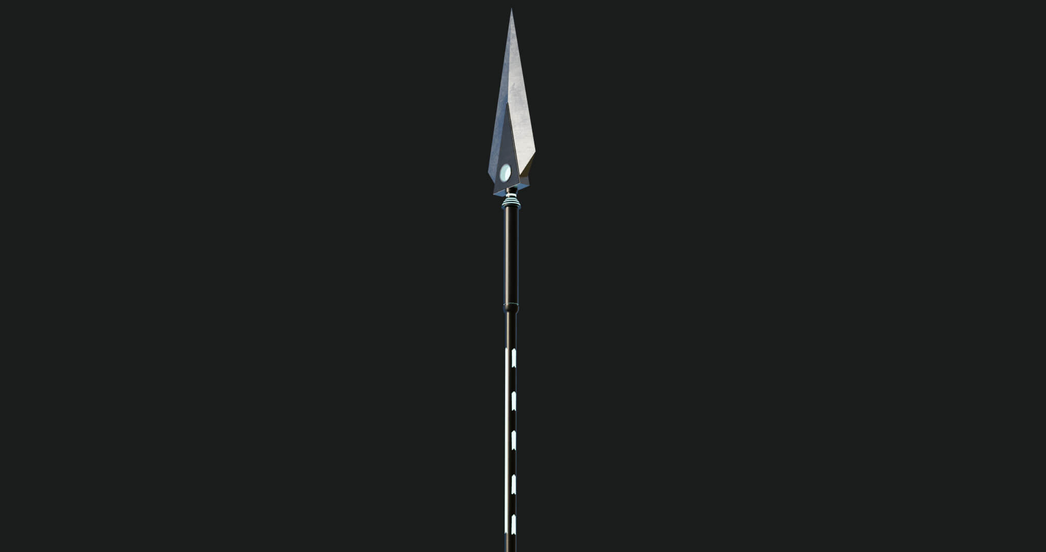 3D Fantasy Spear06 Glow Game Ready With PBR Unity Unreal by Eight Vertex
