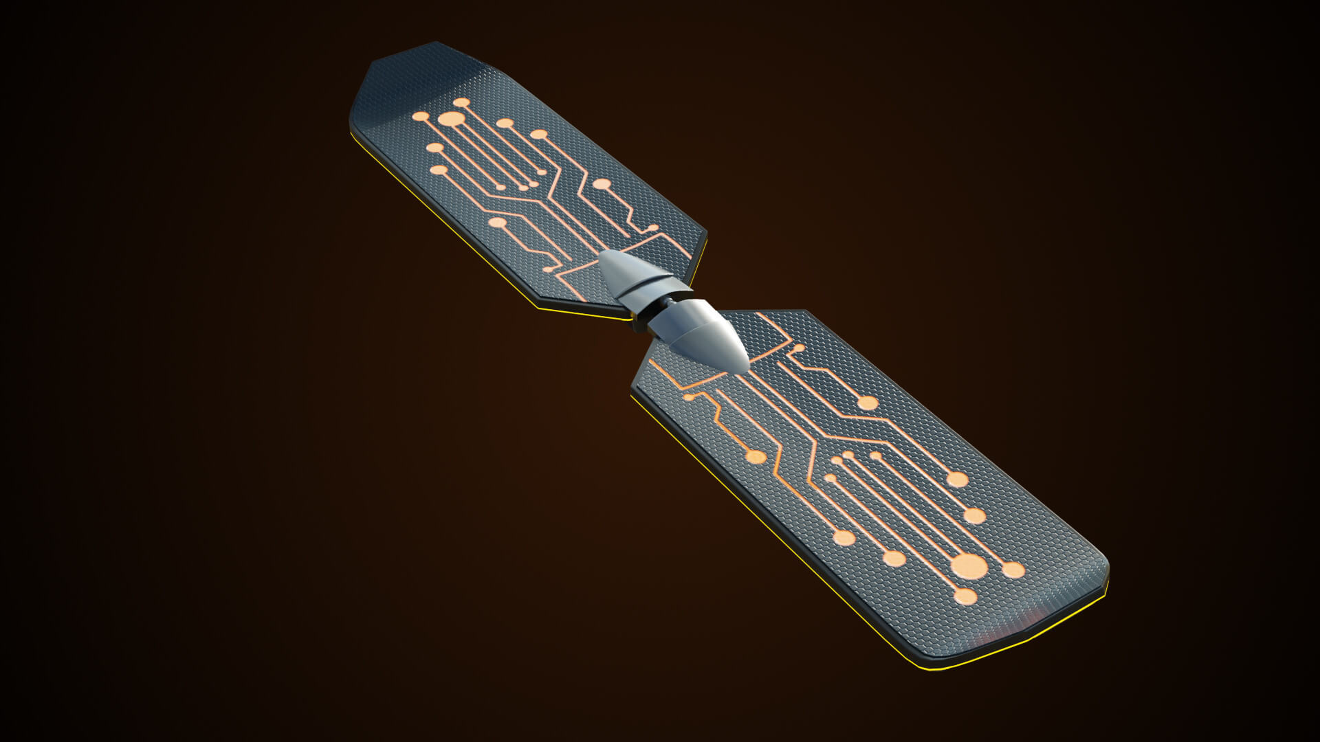 Sci-Fi Hoverboard 4 All PBR Unity UE Textures Included 3D Model by Eight Vertex