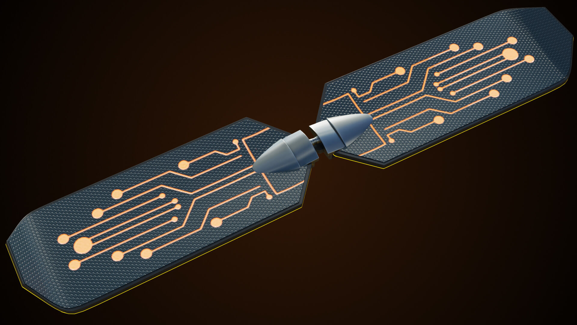 Sci-Fi Hoverboard 4 All PBR Unity UE Textures Included 3D Model by Eight Vertex