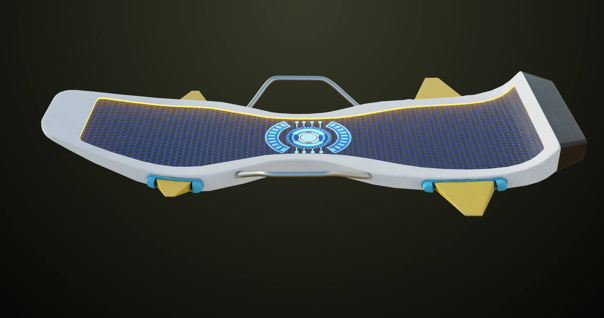 3D Sci-Fi Hoverboard 7 All PBR Unity UE Textures Included by Eight Vertex