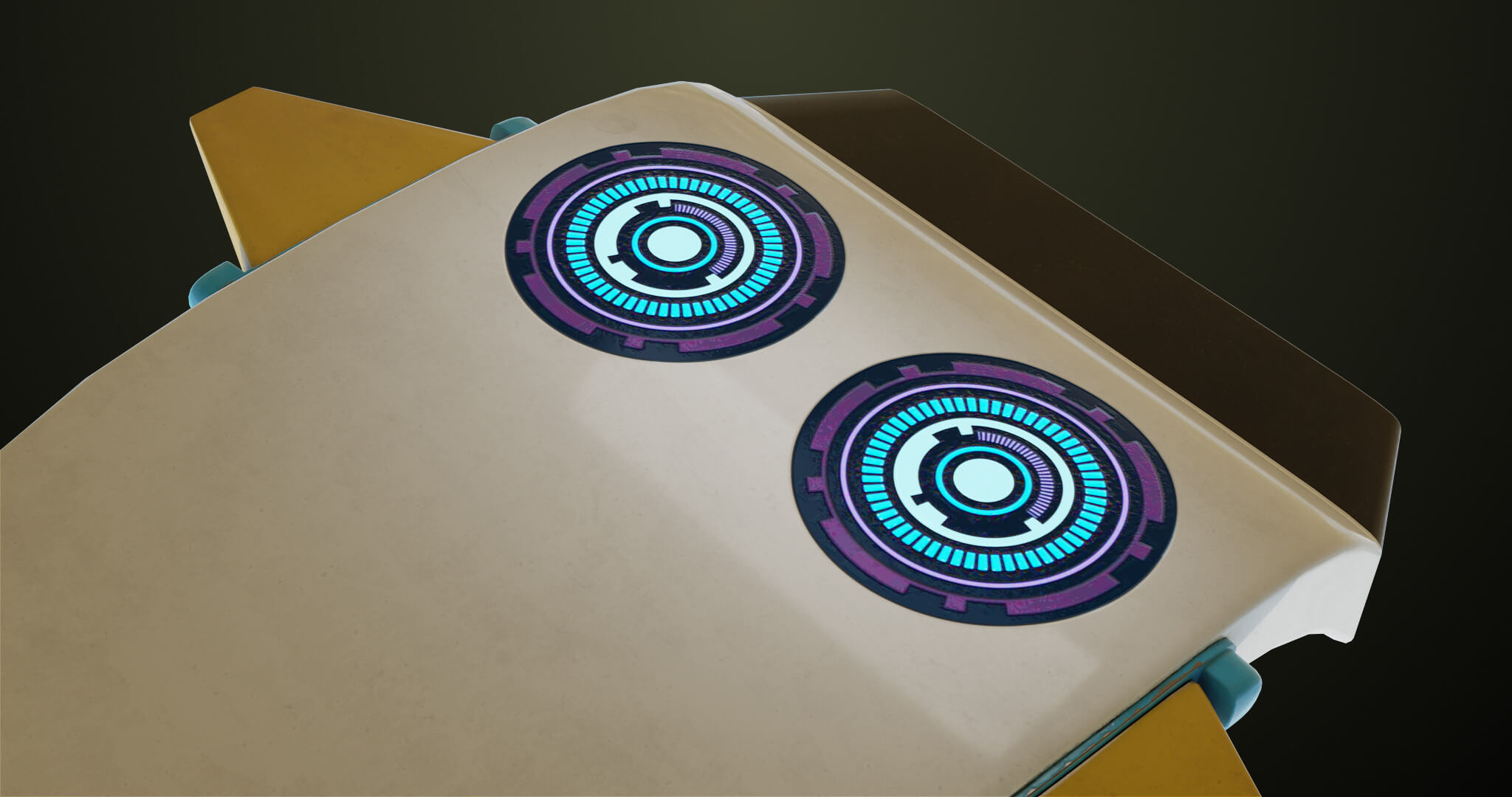 Sci-Fi Hoverboard 7 All PBR Unity UE Textures Included 3D Model by ...