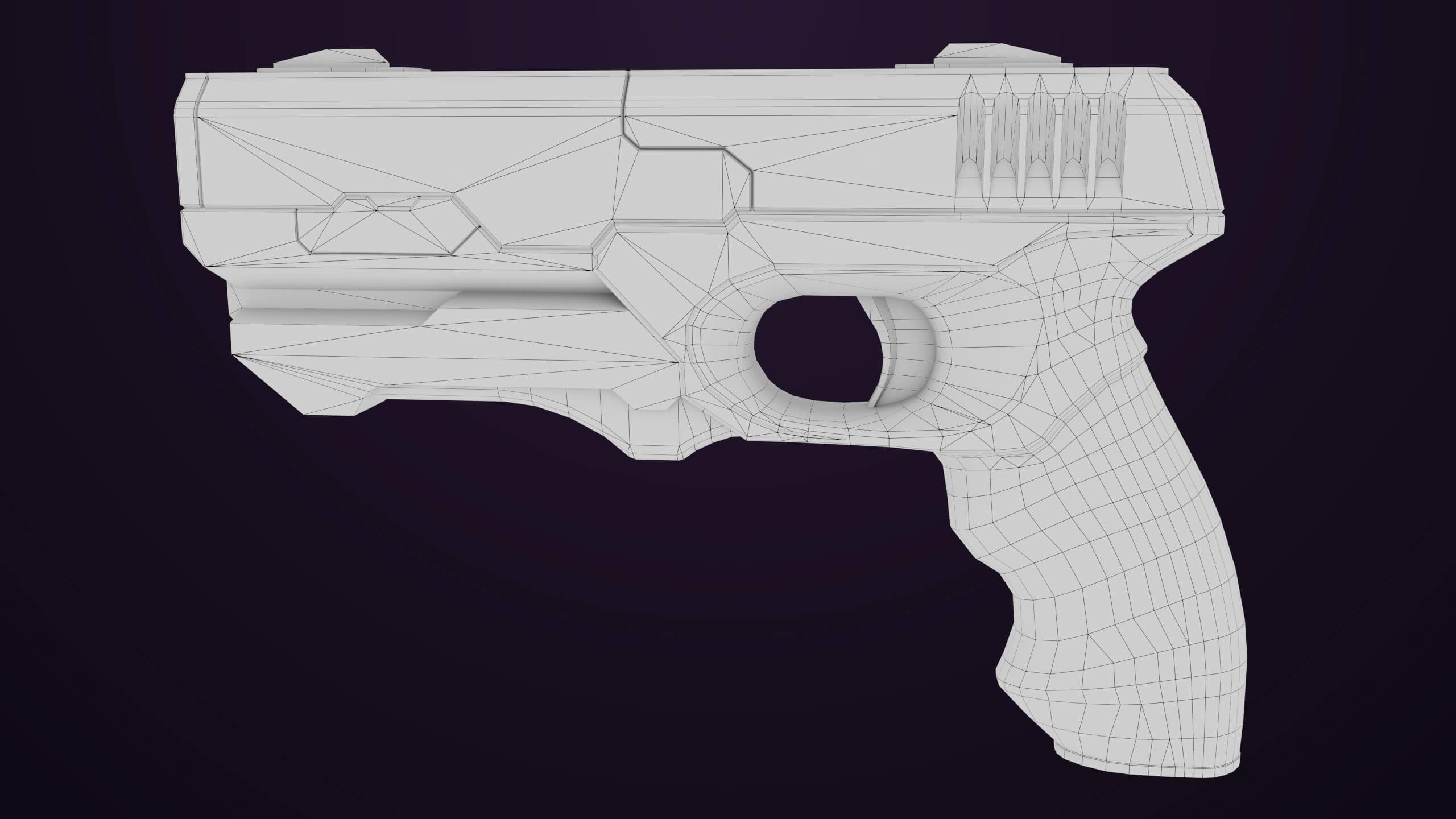 Sci-Fi Pistol 01 All PBR Unity UE Textures Included 3D Model by Eight ...