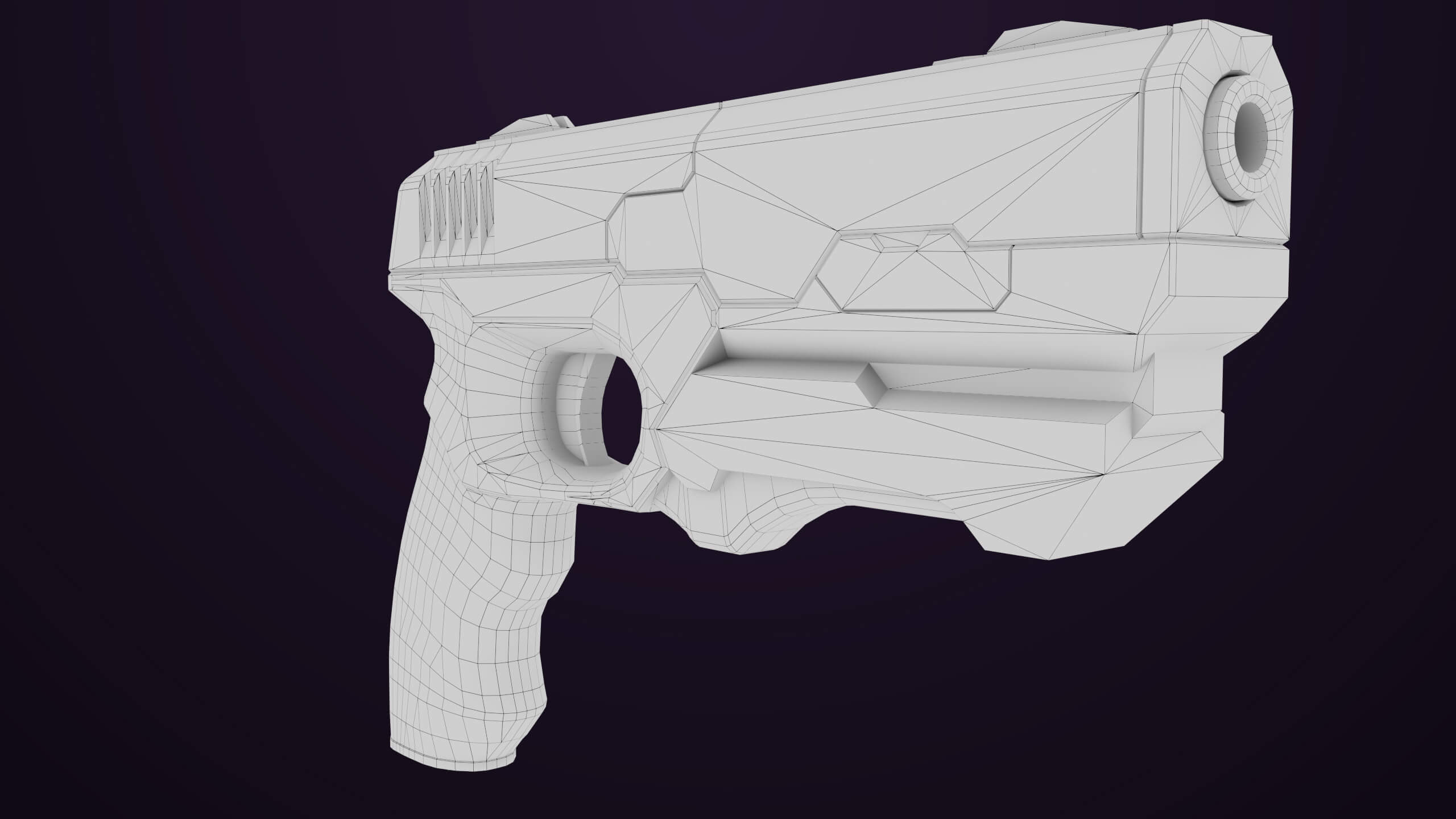 Sci-Fi Pistol 01 All PBR Unity UE Textures Included 3D Model by Eight ...