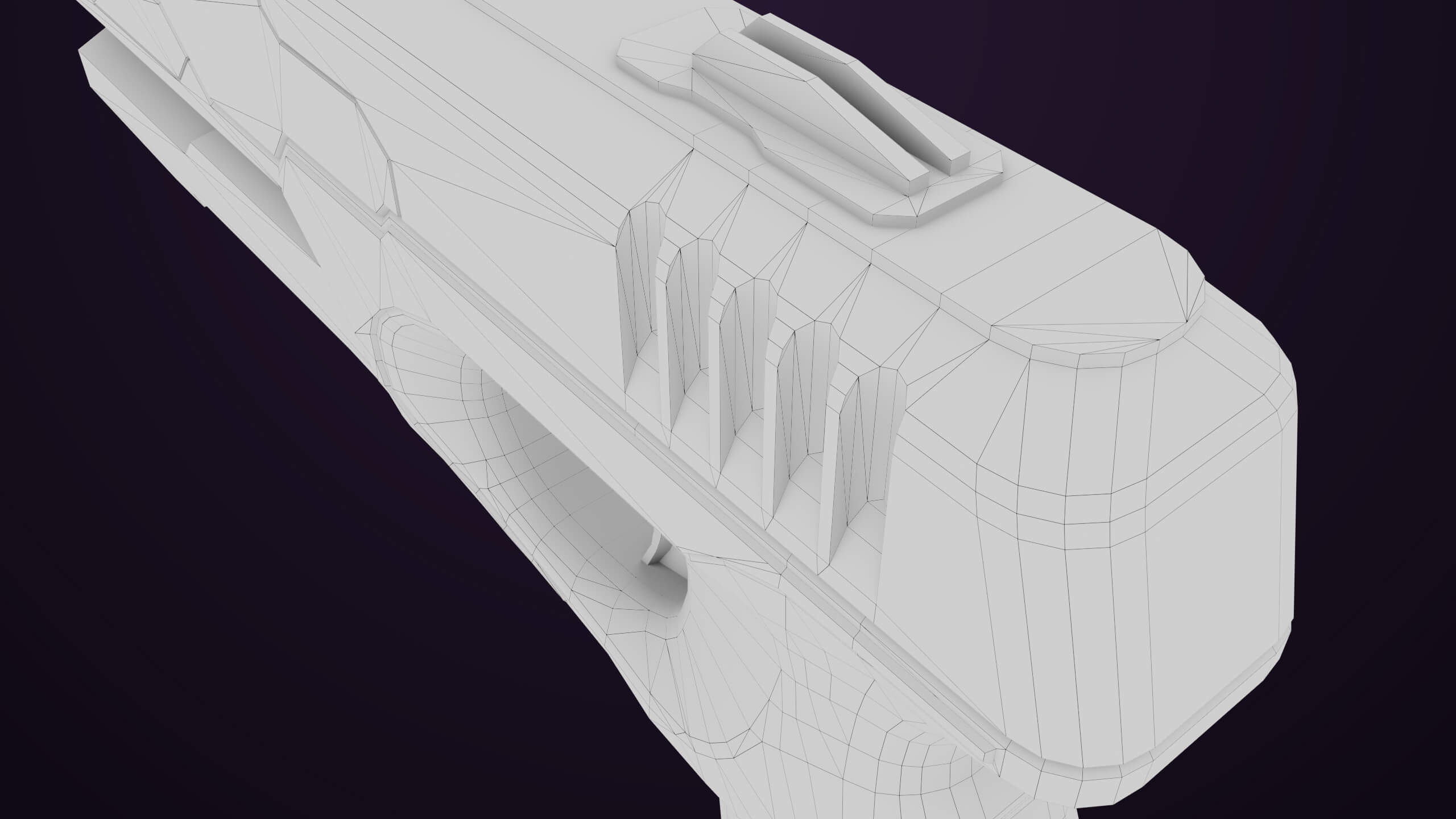 Sci-Fi Pistol 01 All PBR Unity UE Textures Included 3D Model by Eight ...