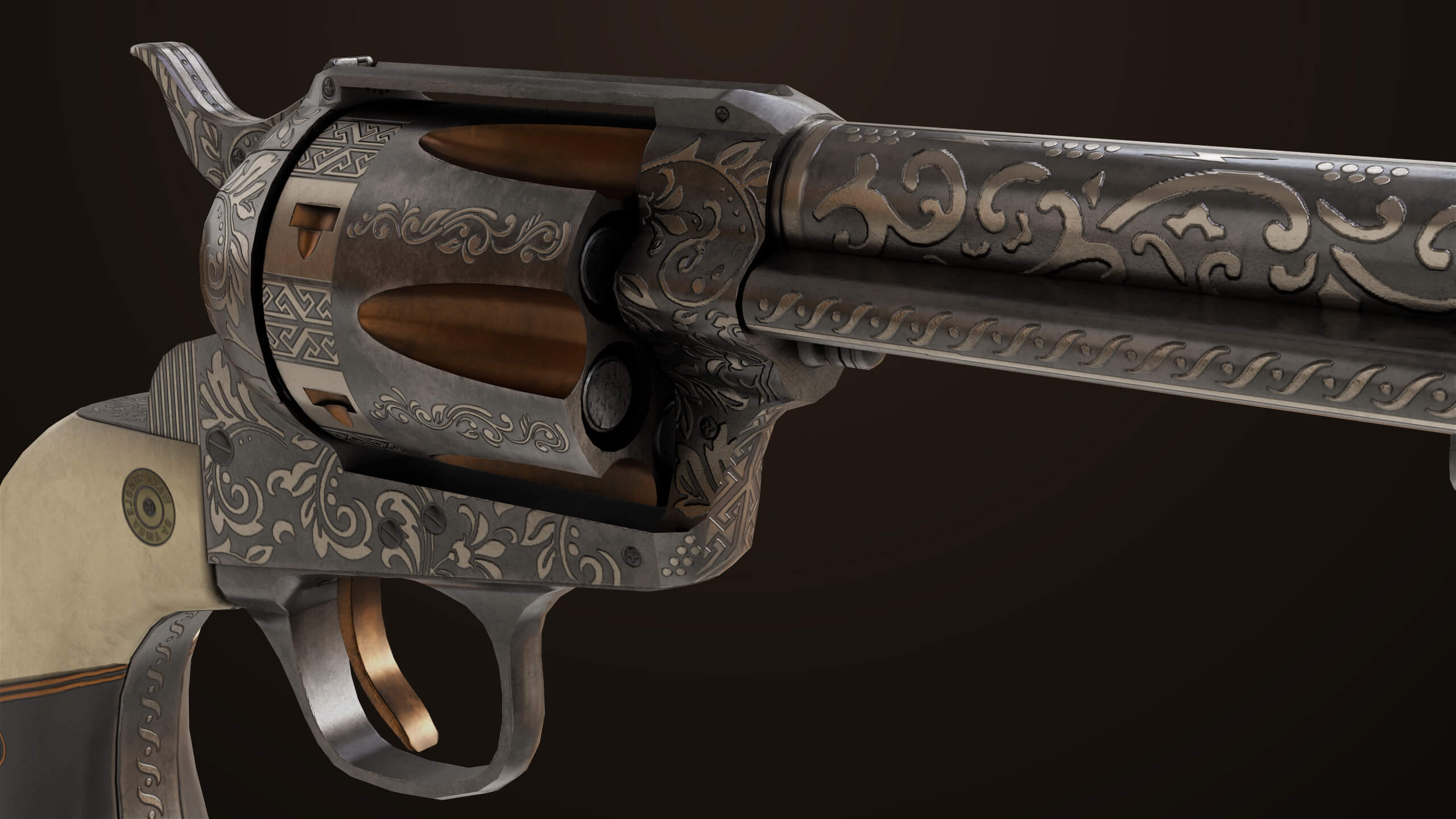 Aesthetic Revolver 03 Generic All PBR Unity UE Textures - 3D Model by ...