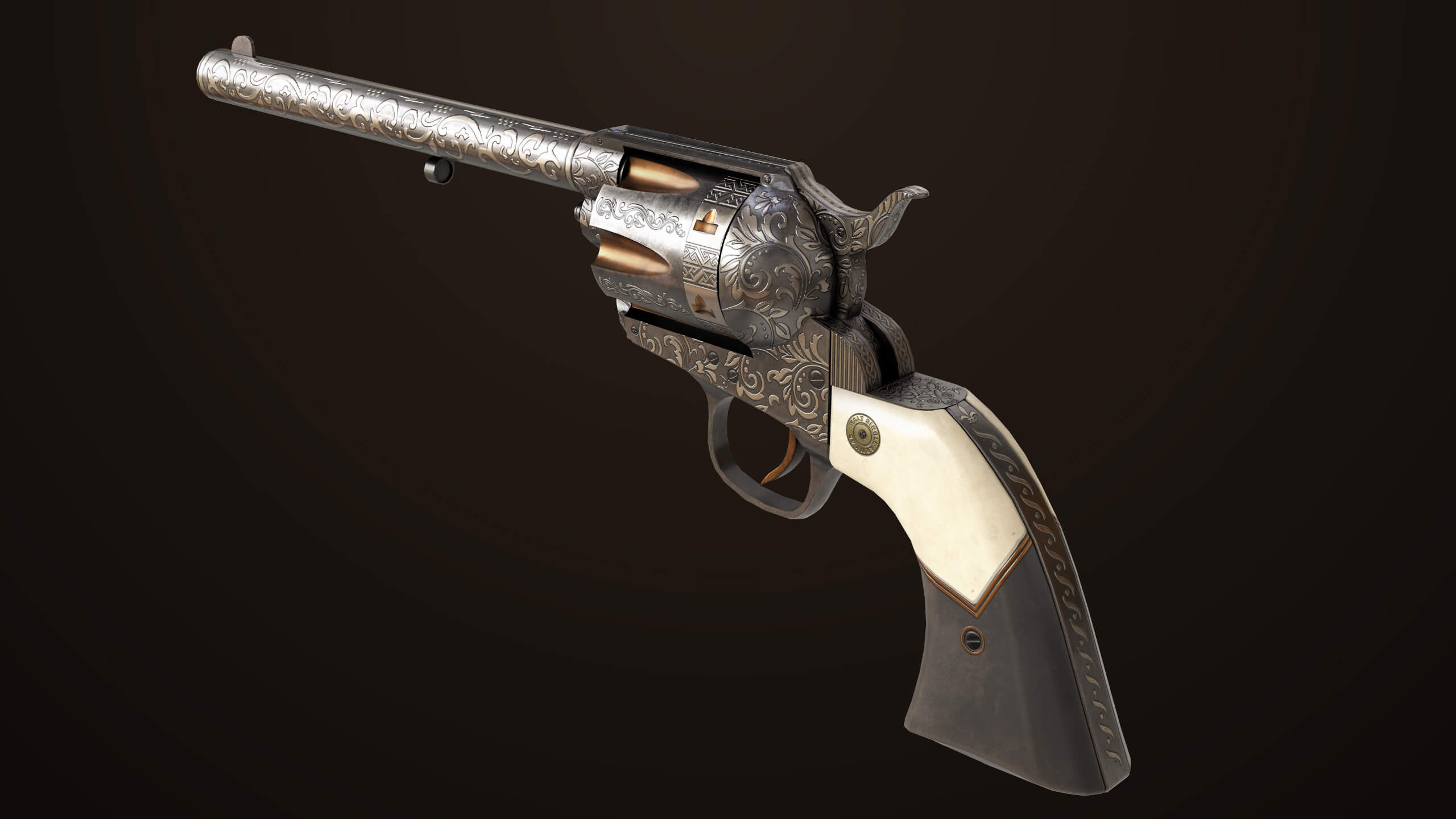 Aesthetic Revolver 03 Generic All PBR Unity UE Textures - 3D Model by ...
