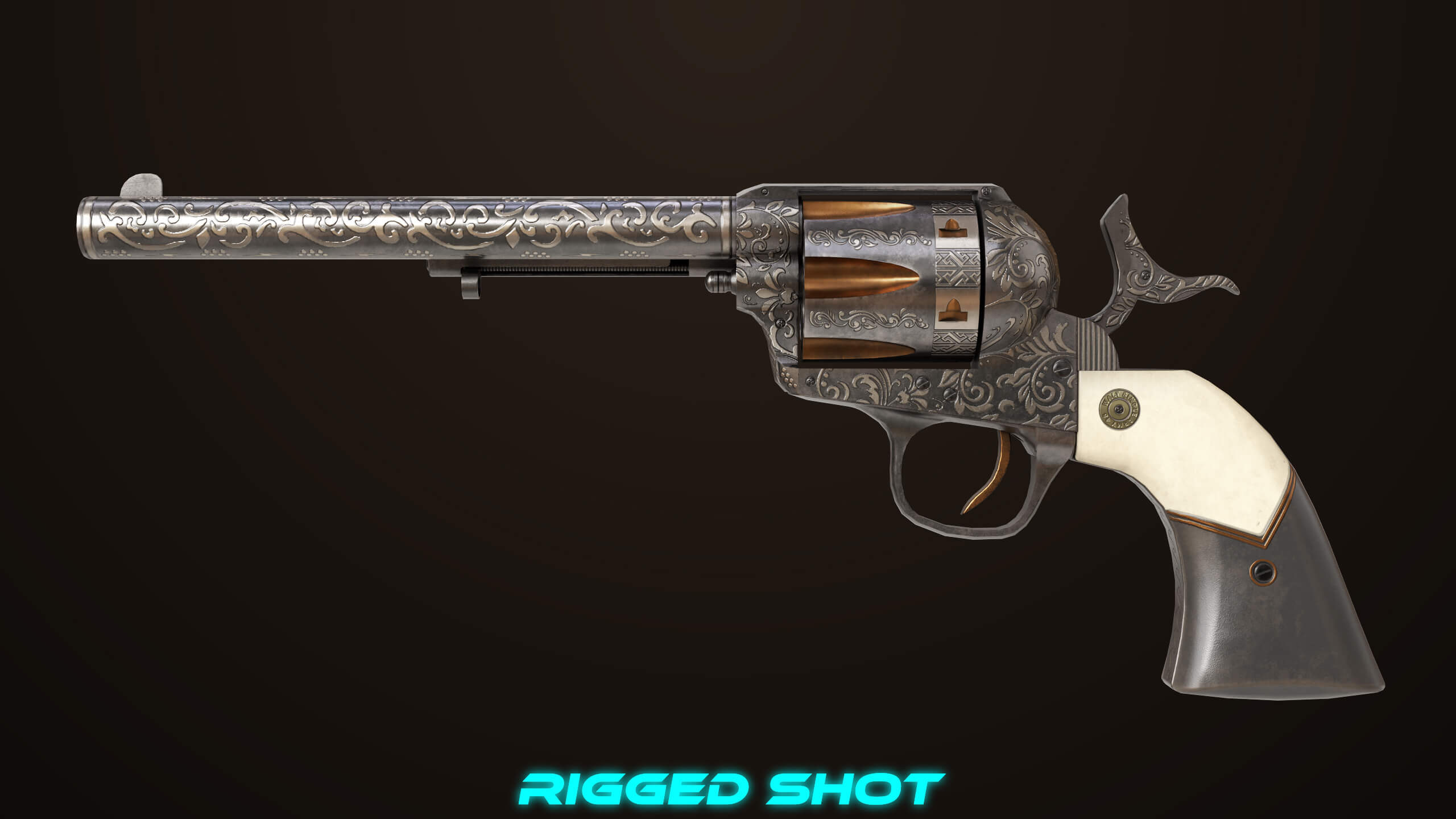 Aesthetic Revolver 03 Generic All PBR Unity UE Textures - 3D Model by ...