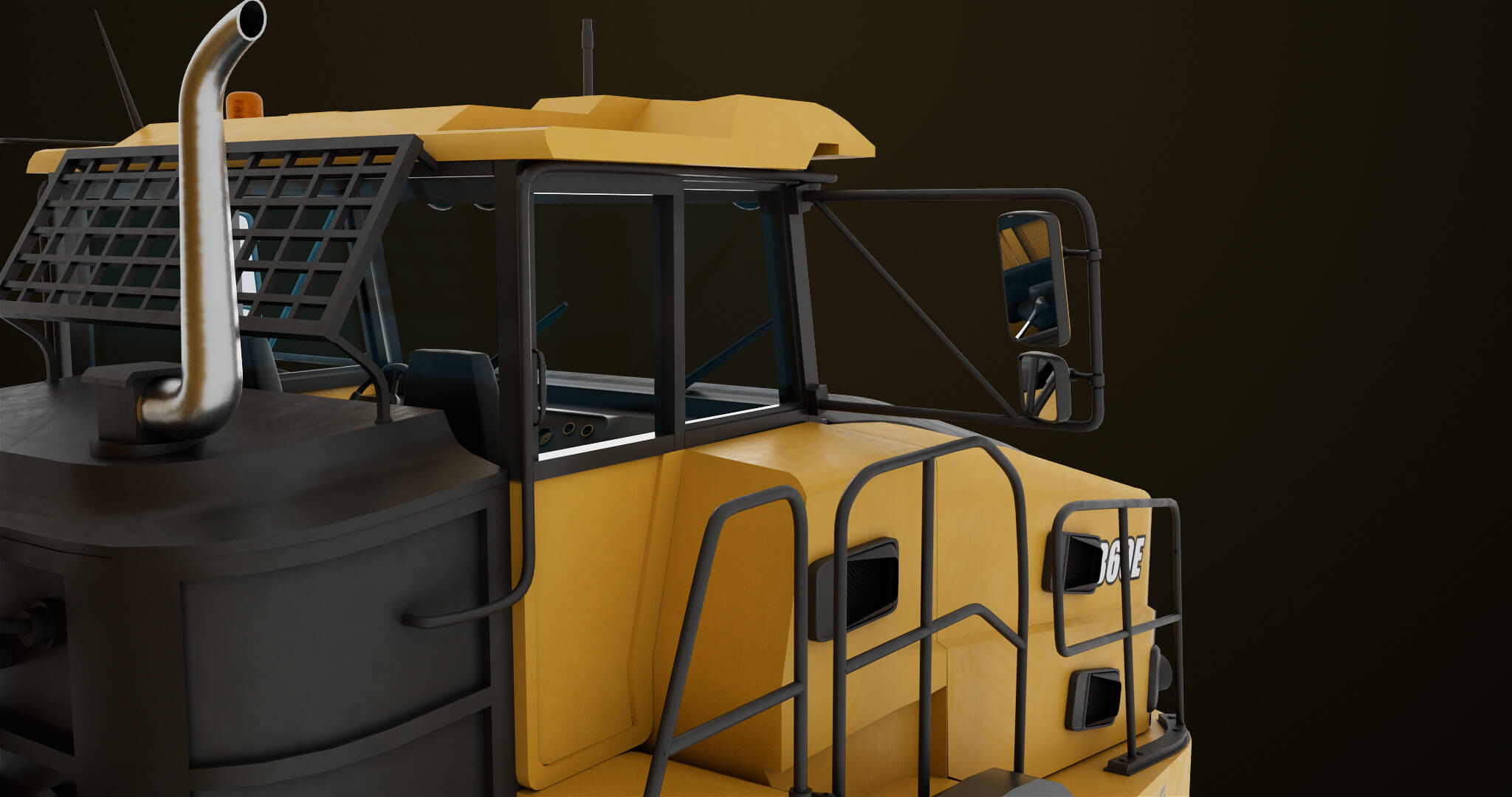 Articulated Mining Truck 03 All PBR Unity UE Textures - 3D Model by ...