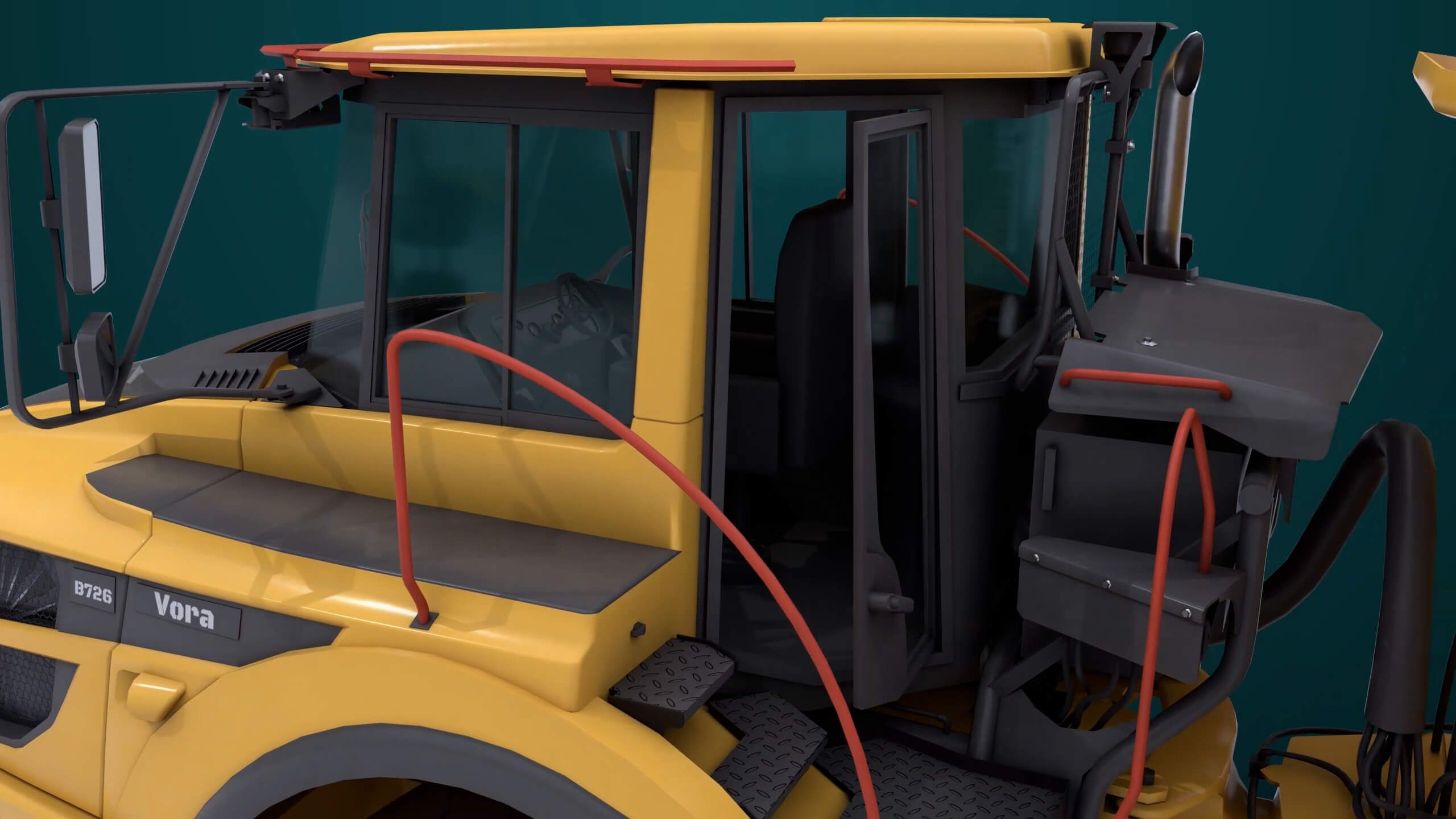 Articulated Mining Truck 04 All PBR Unity UE Textures - 3D Model by ...