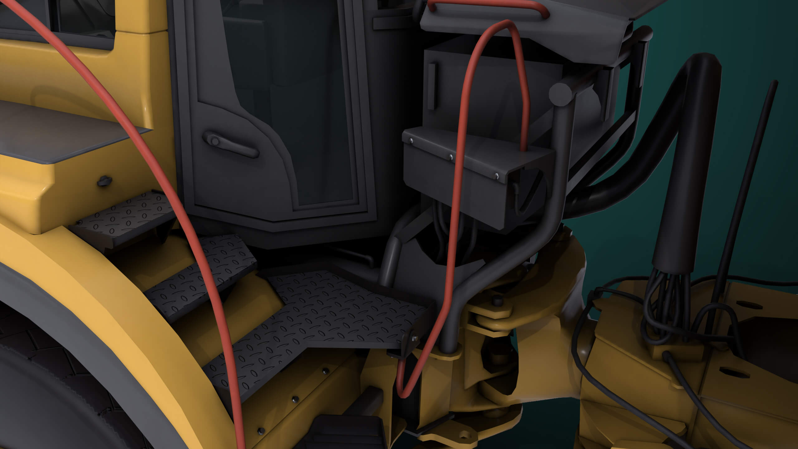 Articulated Mining Truck 04 All PBR Unity UE Textures - 3D Model by ...