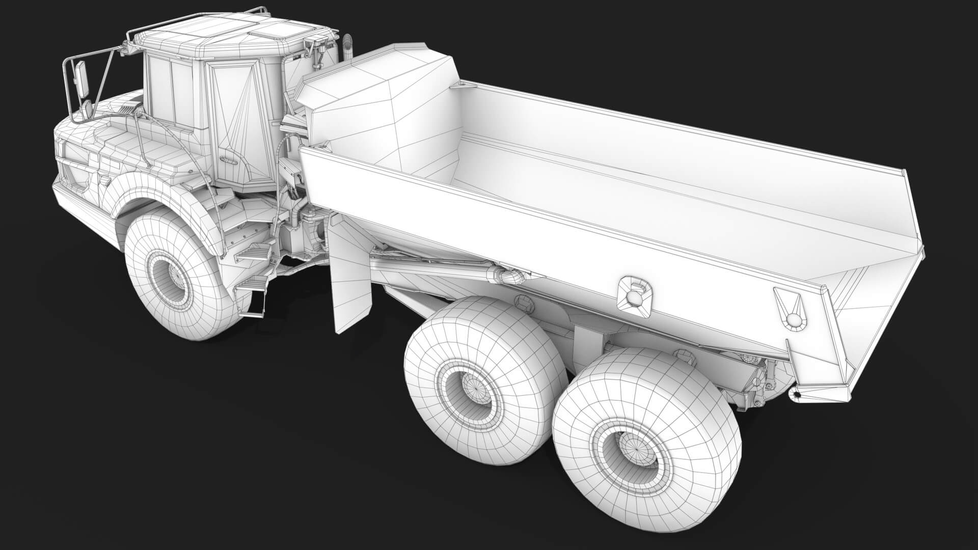 Articulated Mining Truck 04 All PBR Unity UE Textures - 3D Model by ...