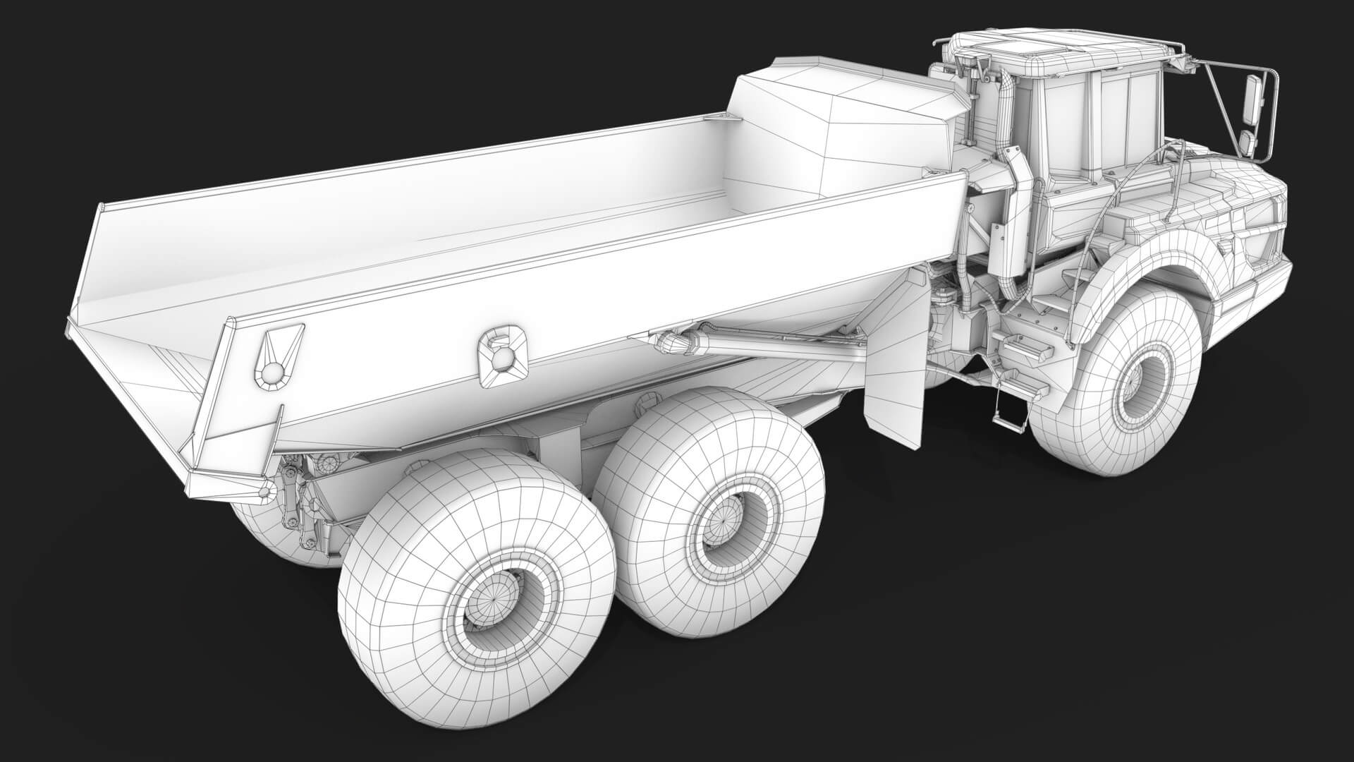 Articulated Mining Truck 04 All PBR Unity UE Textures - 3D Model by ...