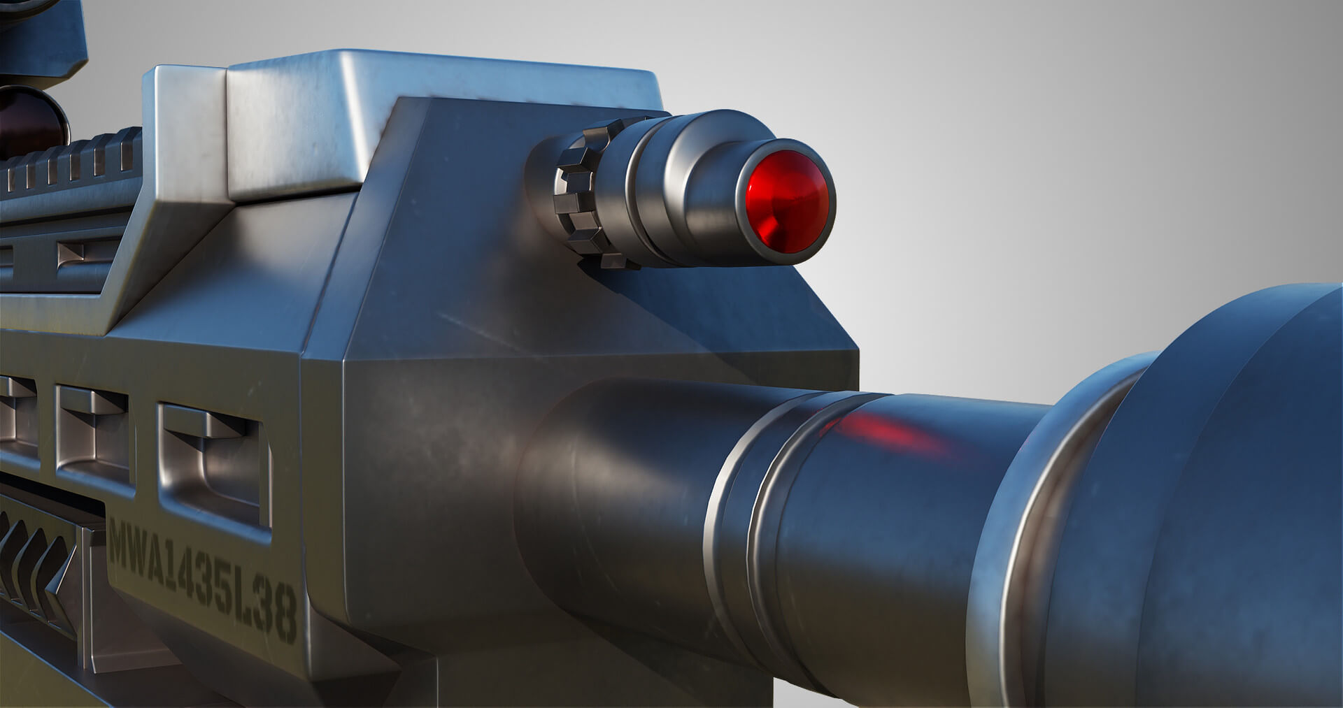 Assault Rifle Gun 01 All PBR Unity UE Textures Included - 3D Model by ...