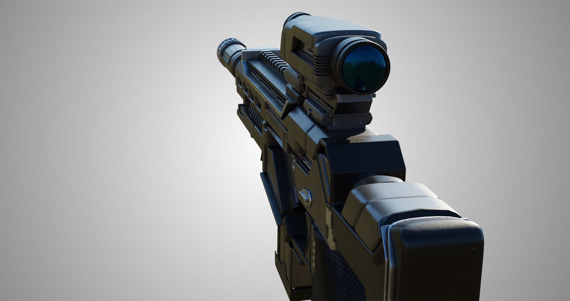 Assault Rifle Gun 01 All PBR Unity UE Textures Included - 3D Model by ...