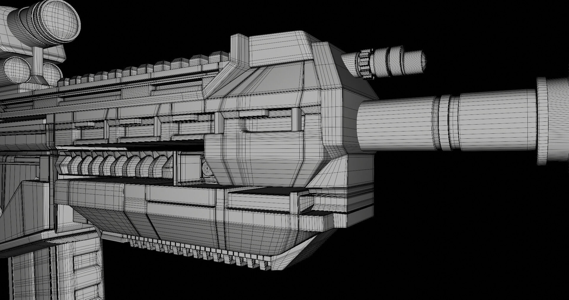 Assault Rifle Gun 01 All PBR Unity UE Textures Included - 3D Model by ...