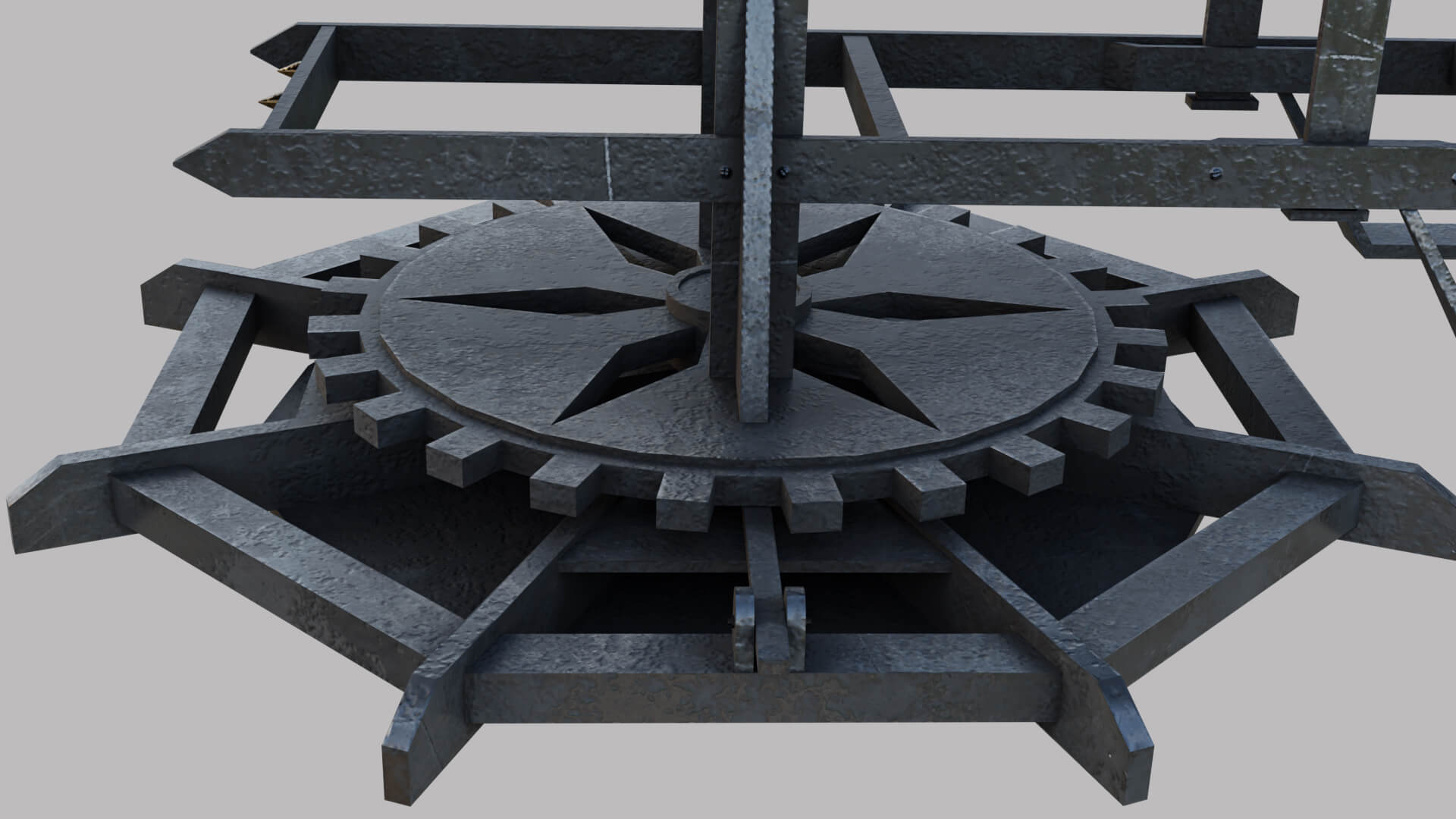 Ballista Weapon Rocket Arrow Launcher Metal - 3D Model by Eight Vertex