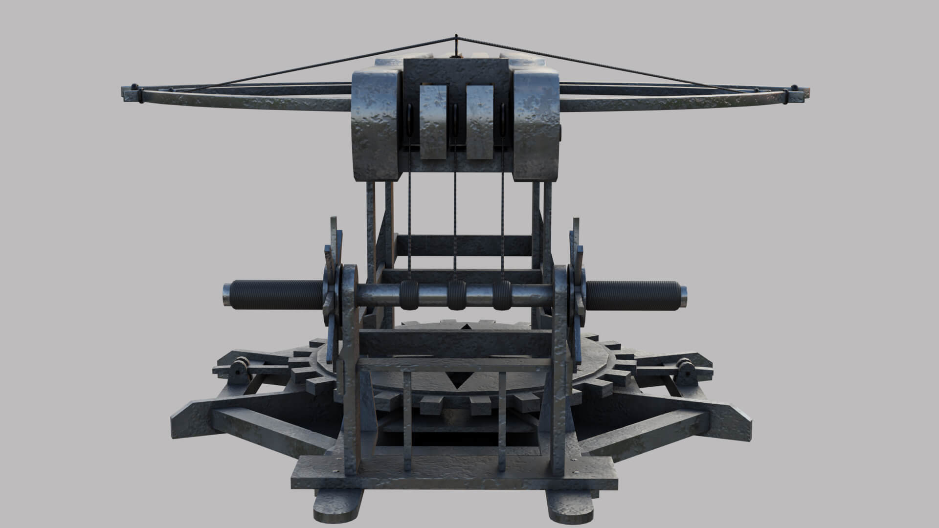 Ballista Weapon Rocket Arrow Launcher Metal - 3D Model by Eight Vertex