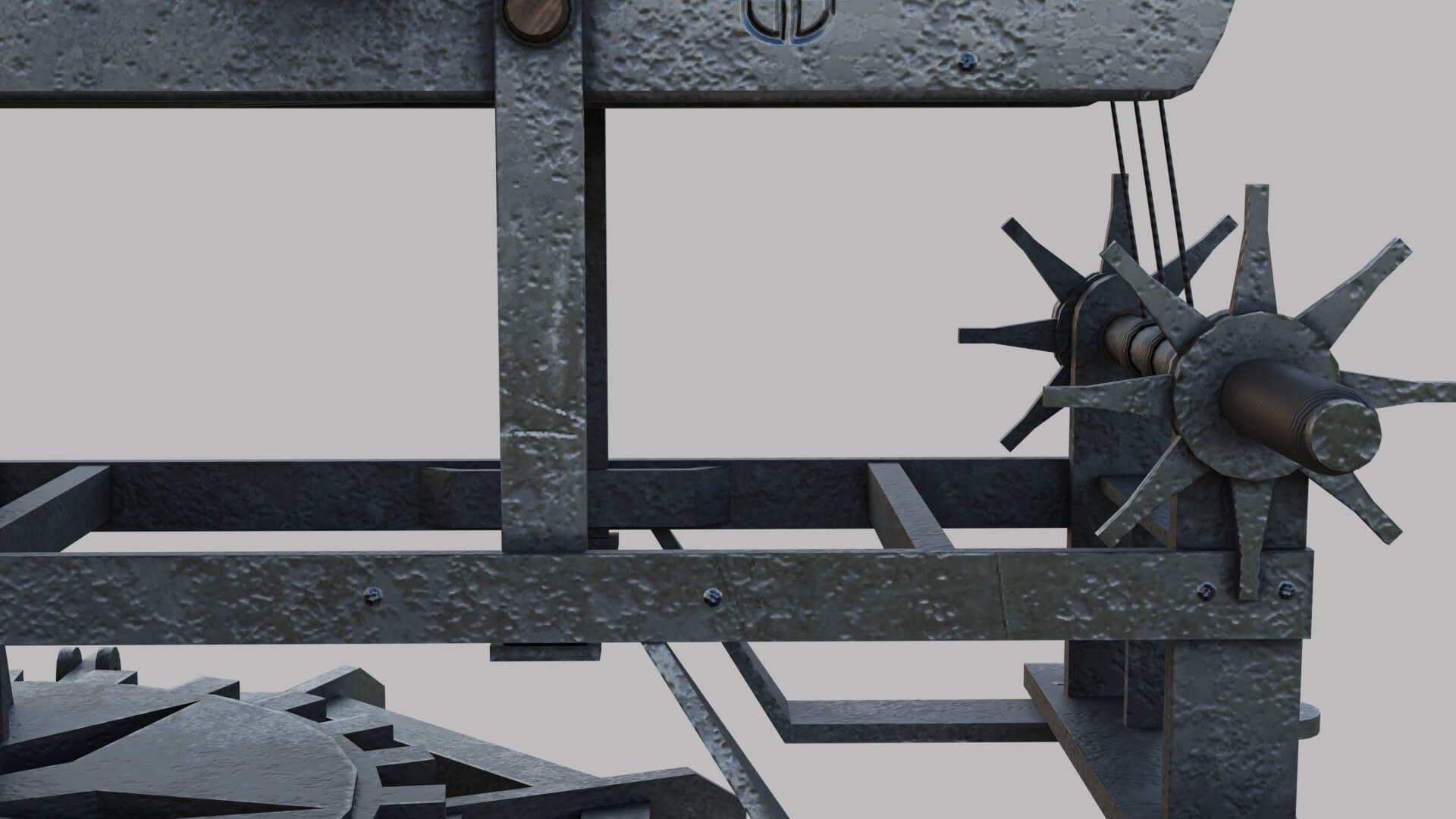 Ballista Weapon Rocket Arrow Launcher Metal - 3D Model by Eight Vertex