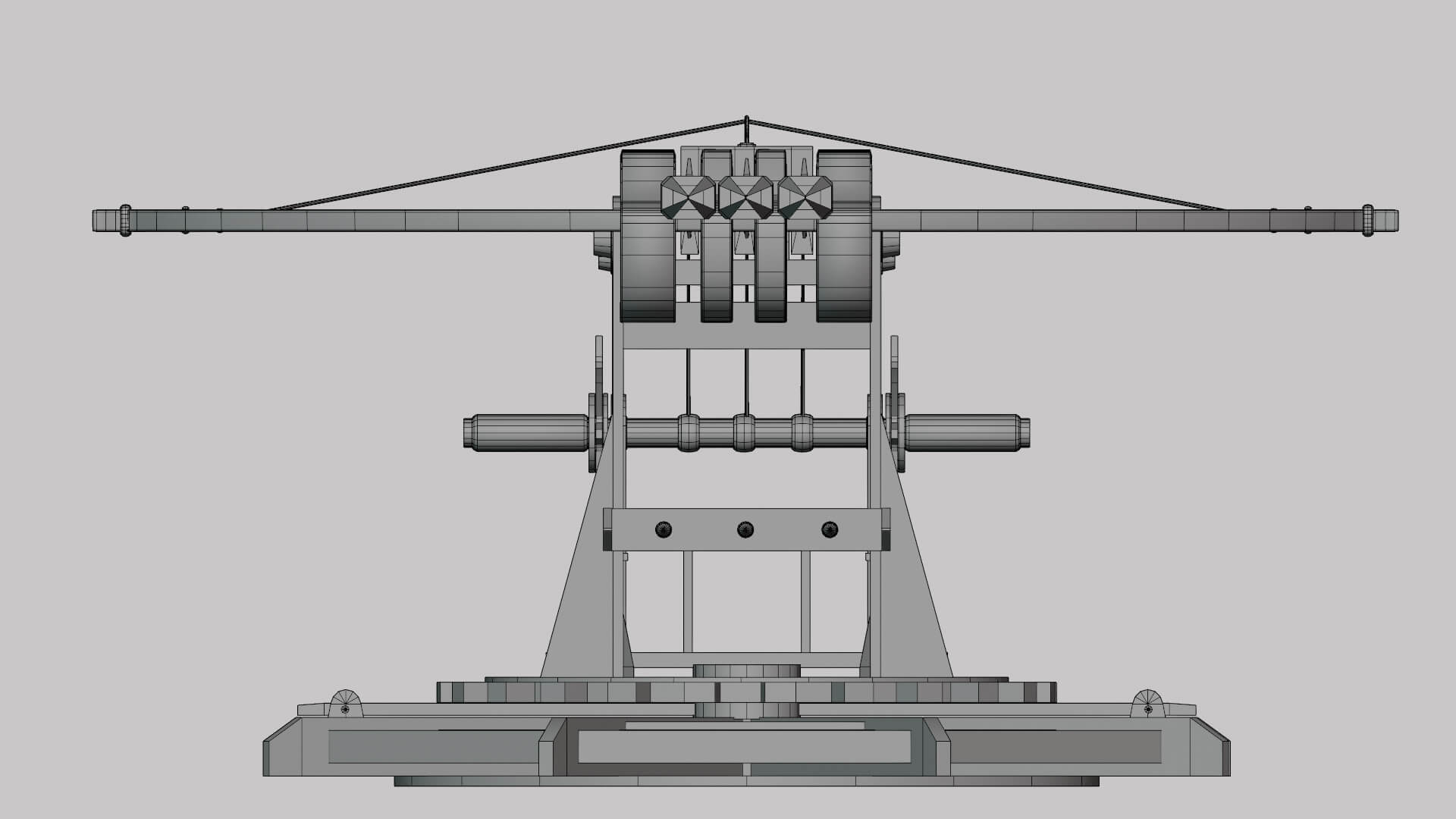 Ballista Weapon Rocket Arrow Launcher Metal - 3D Model by Eight Vertex