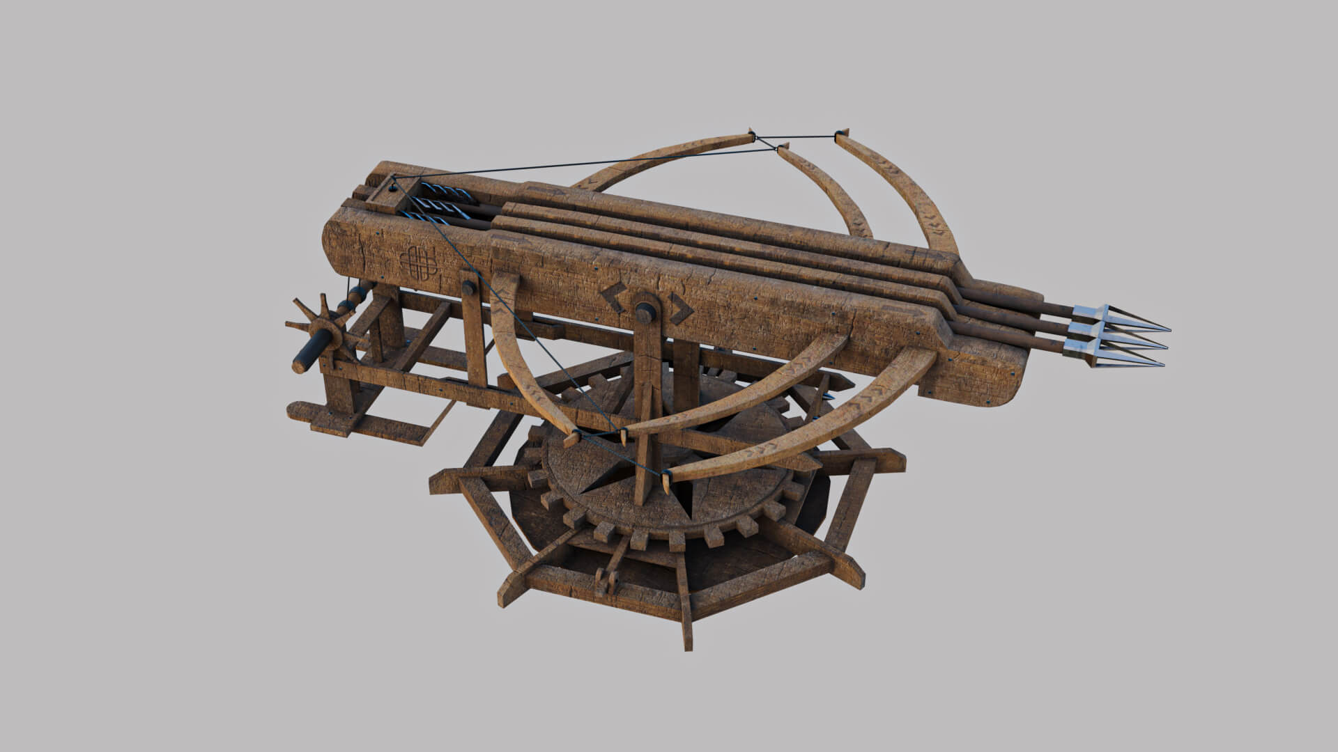 Ballista Weapon - Rocket Arrow Launcher 3D Model by Eight Vertex