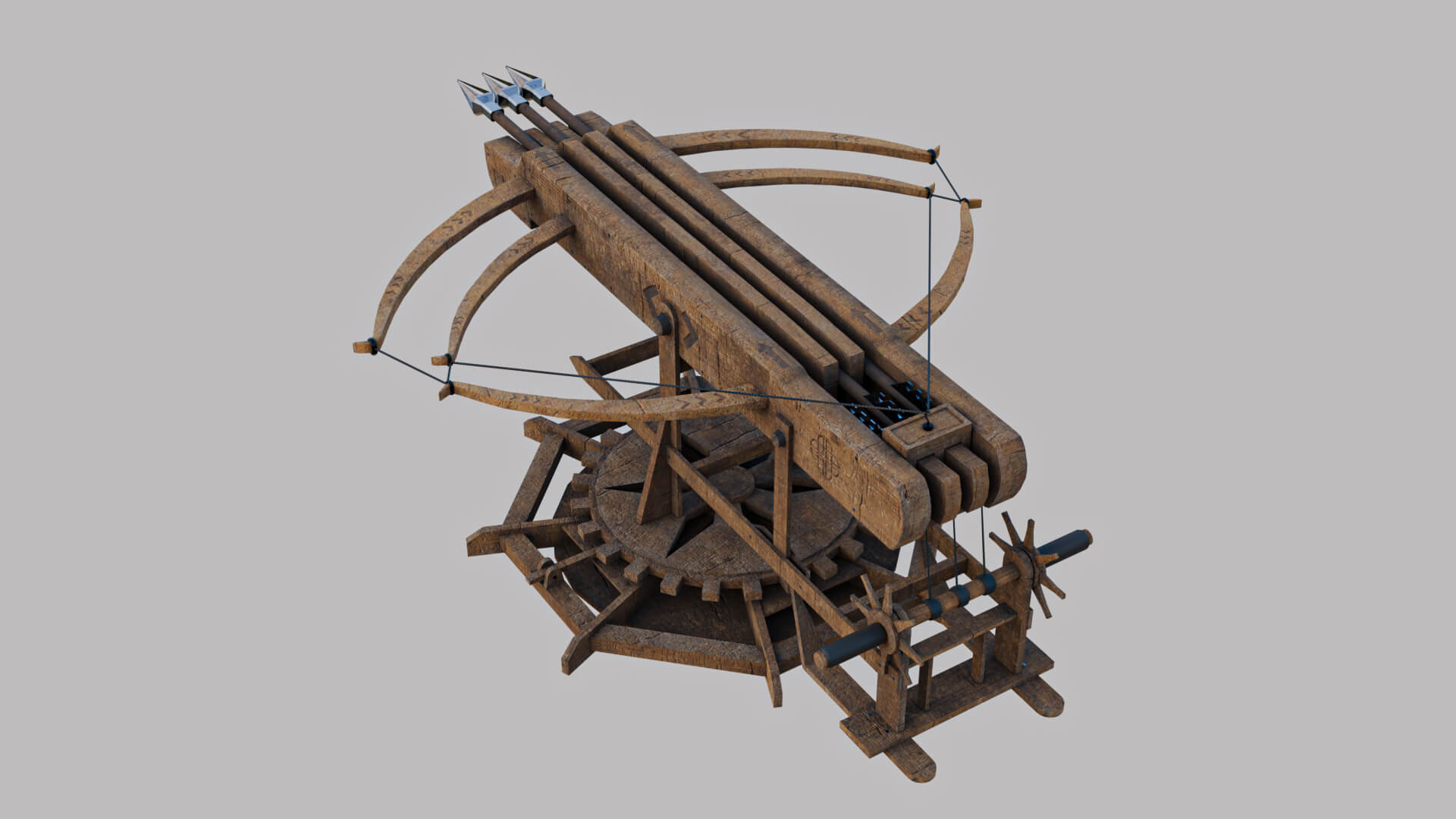 Ballista Weapon - Rocket Arrow Launcher 3D Model by Eight Vertex
